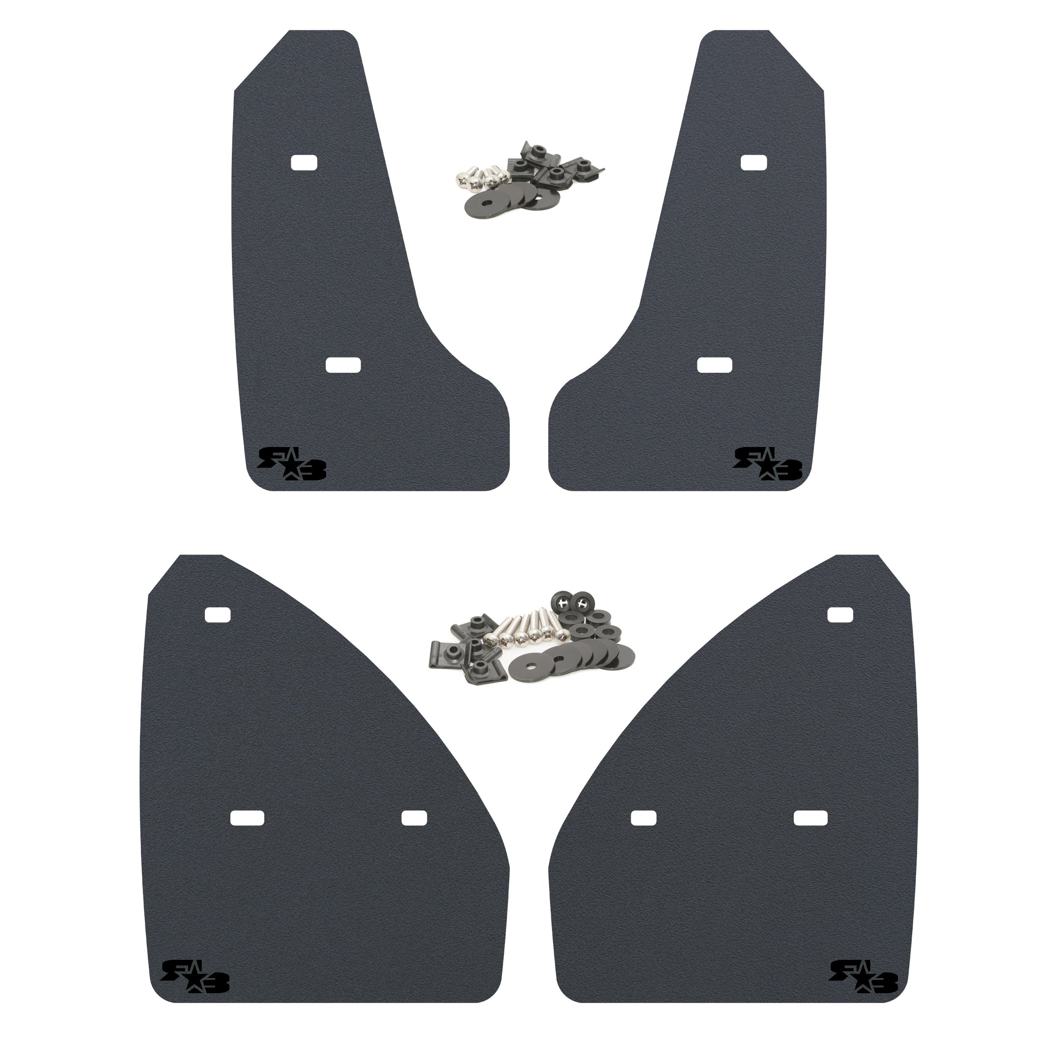 Amazon.com: RokBlokz Mud Flaps for 2015-2021 MK7 Volkswagen Golf GTI ...