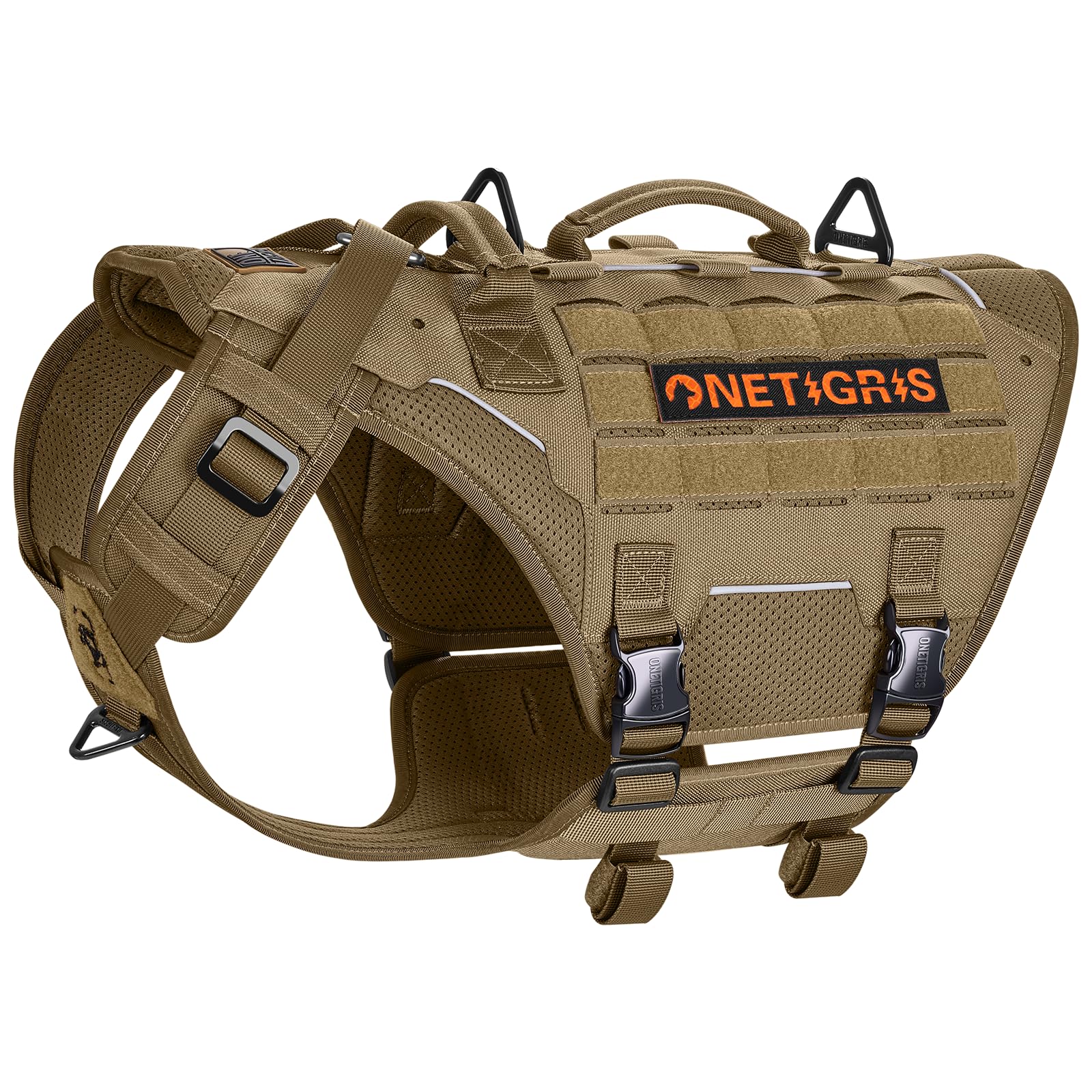 Snapklik.com : OneTigris Dog Harness For Large Dogs, Tactical Dog Vest
