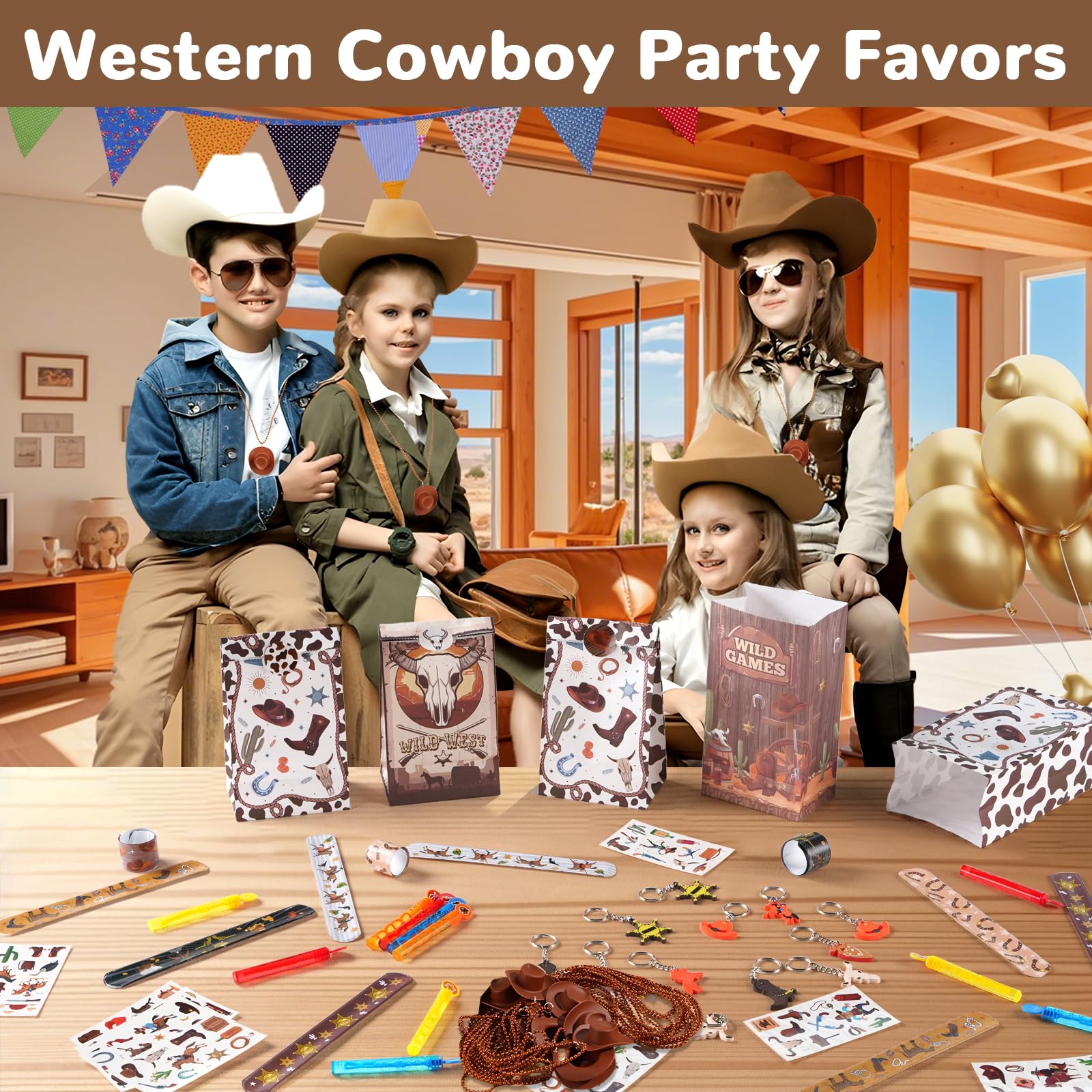 Snapklik.com : Cowboy Western Party Favors Themed Birthday Decorations ...