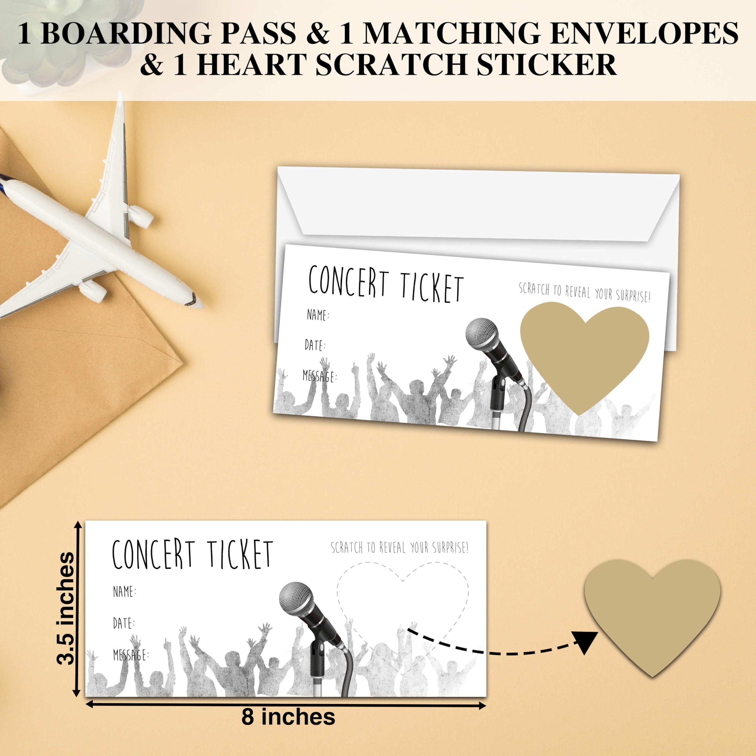 Snapklik.com : Foosproea Concert Ticket - DIY Event Ticket Scratch Off ...