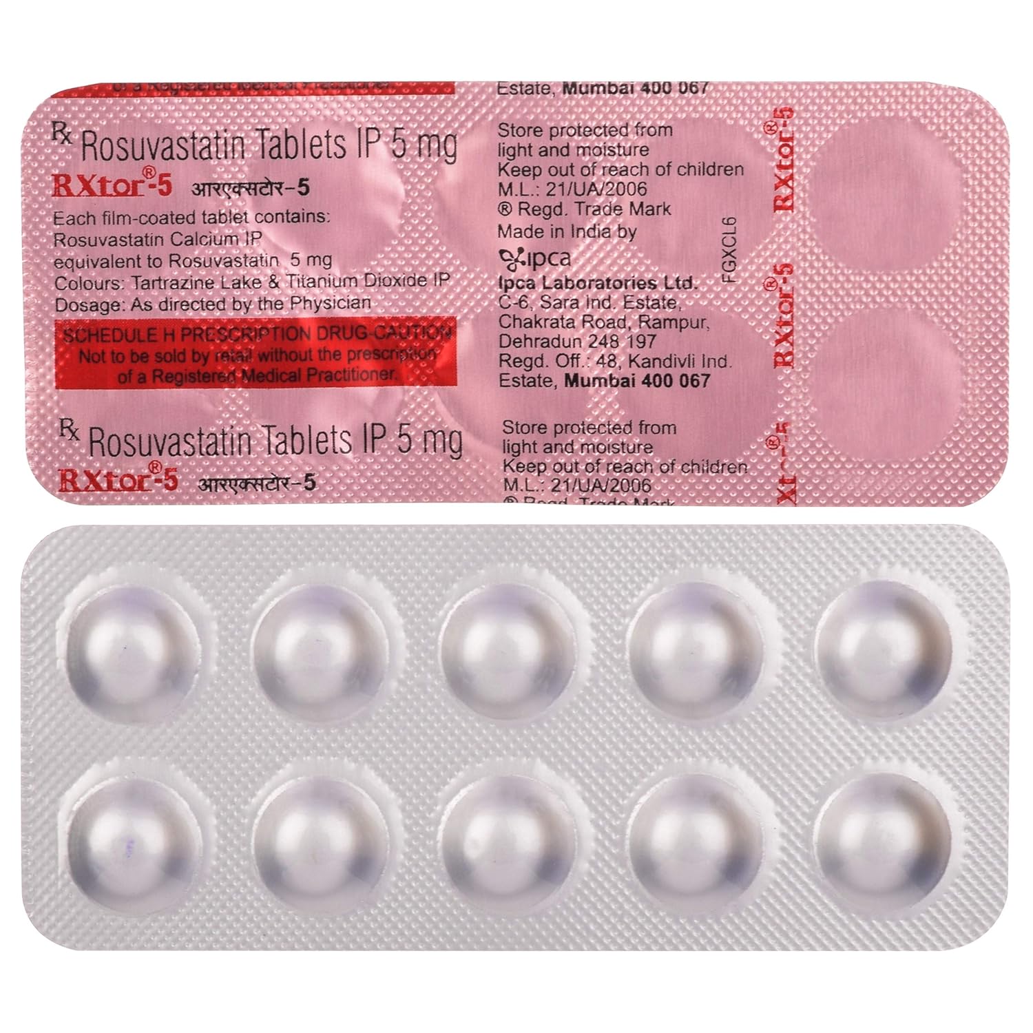 Rxtor 5 - Strip of 10 Tablets : Amazon.in: Health & Personal Care