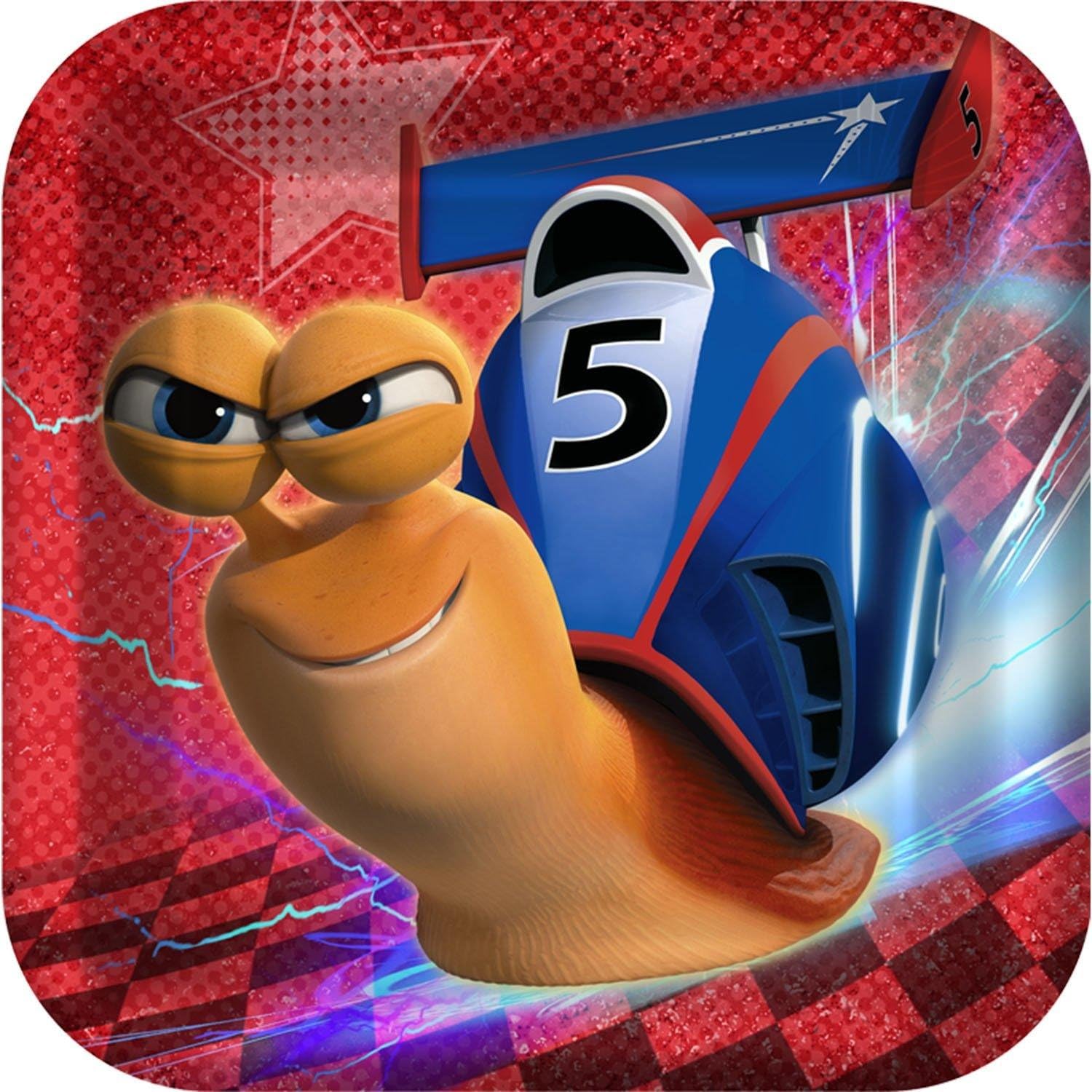 Amazon.com: Turbo the Movie Party Dessert Plates - 8 count : Toys & Games