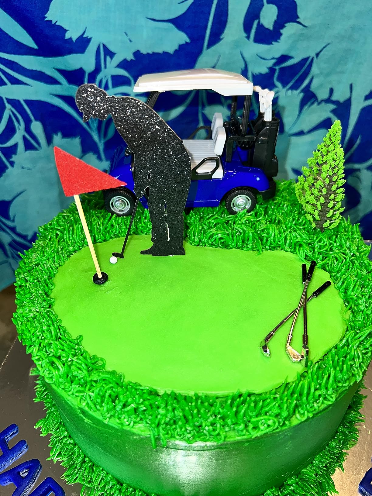 $3/mo - Finance Golf Cake Decorations Golf Cart Cake Toppers Heading ...