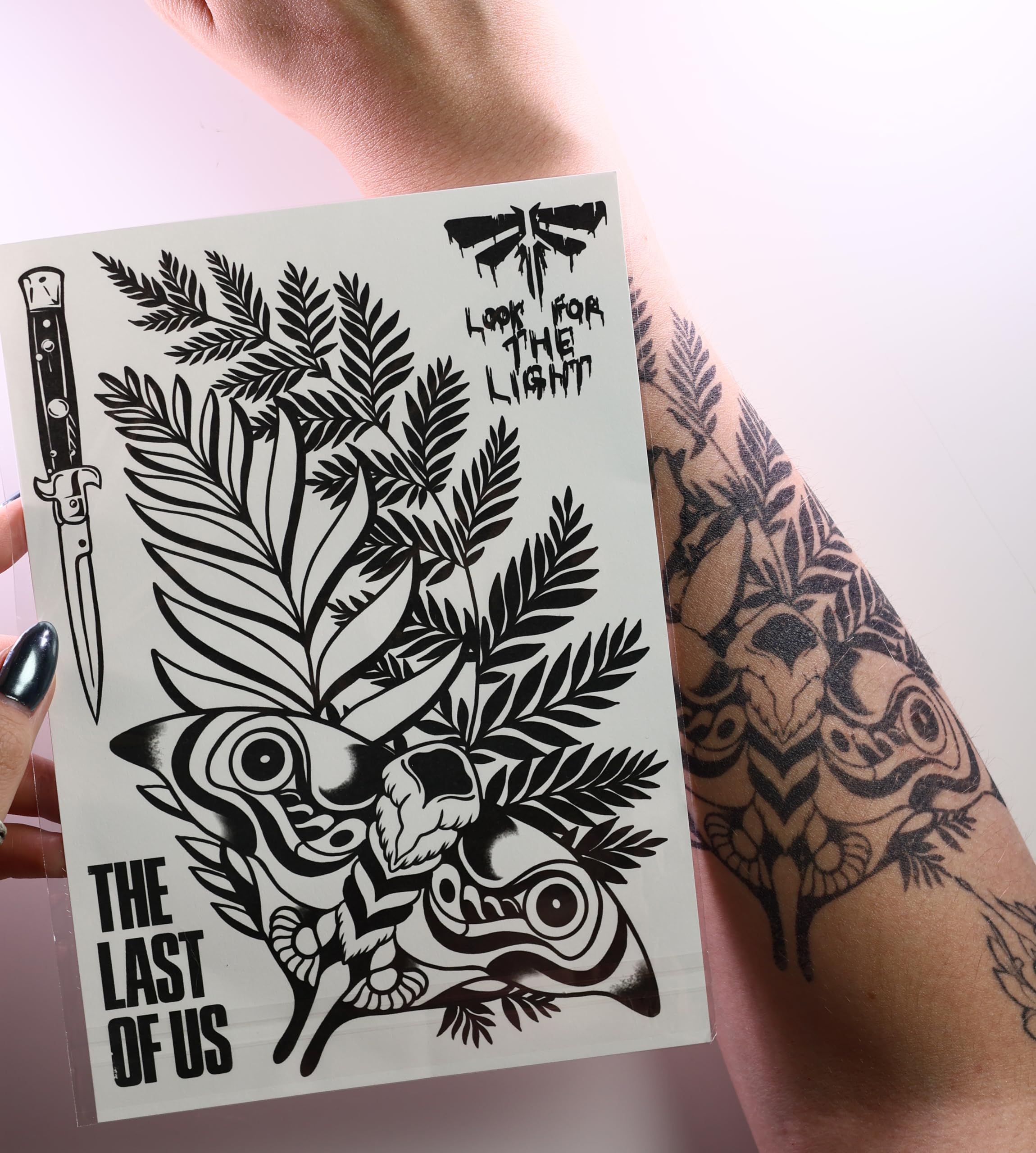 Amazon.com : The Last of Us 2 Ellie Long Lasting Tattoo | TLOU Cosplay ...