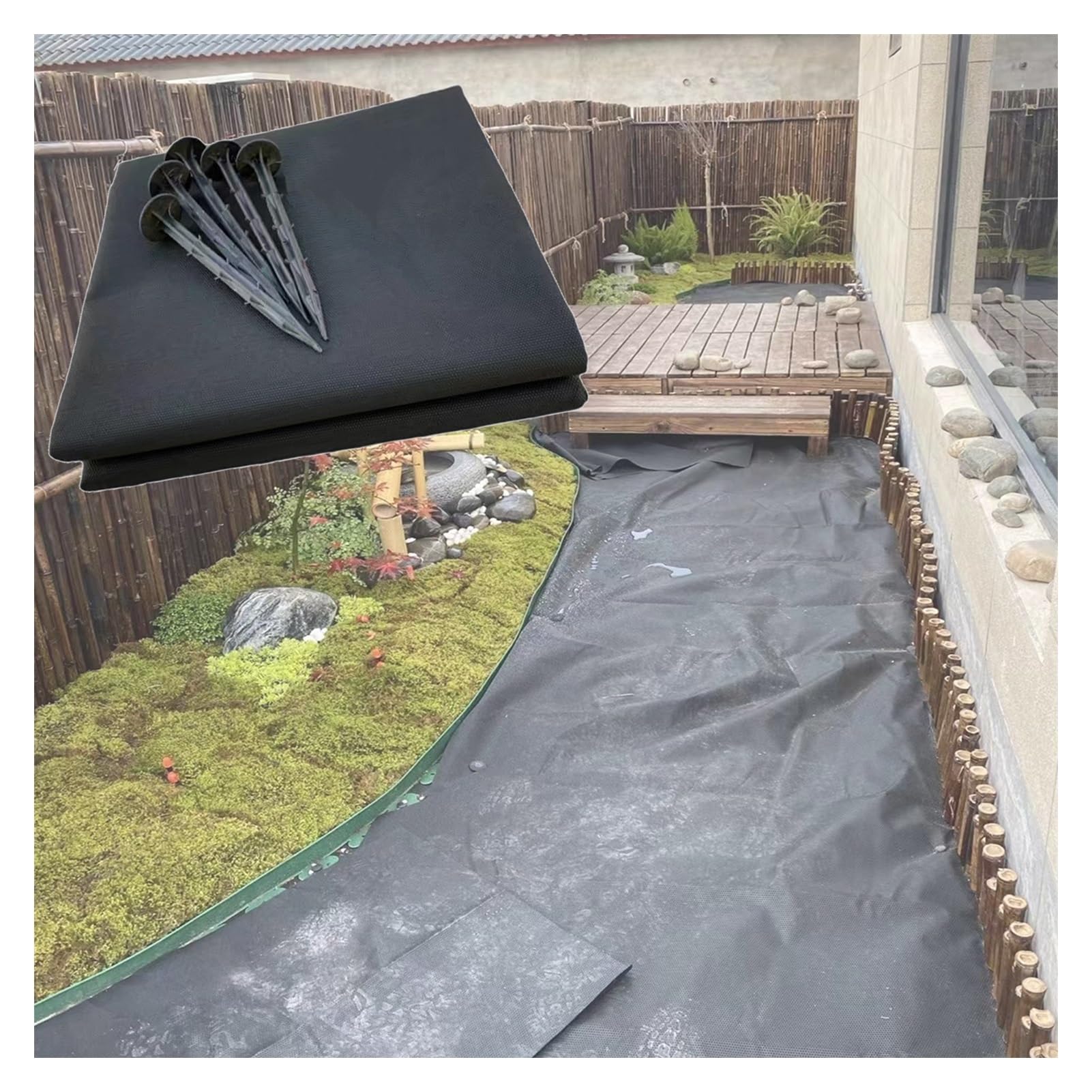 Contractor Weed Control Fabric Heavy Duty Weed Control Fabric 100gsm