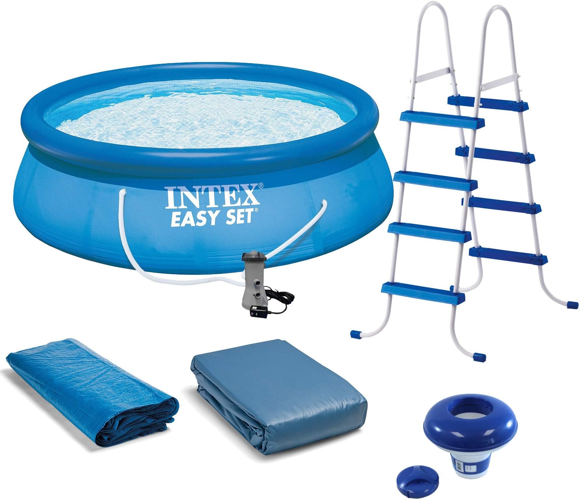 Amazon.com: Intex Easy Set 18 Foot by 48 Inch Round Inflatable Above ...