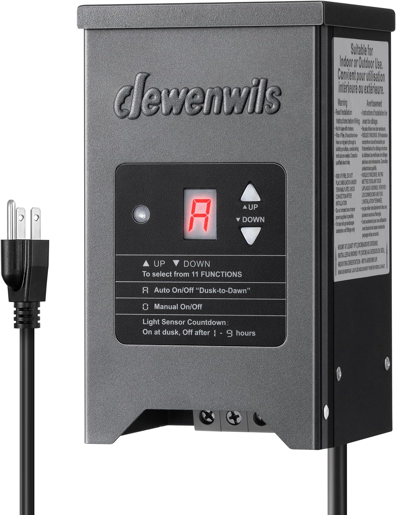 Amazon.com: Portfolio 120-Watt Landscape Lighting Transformer with ...