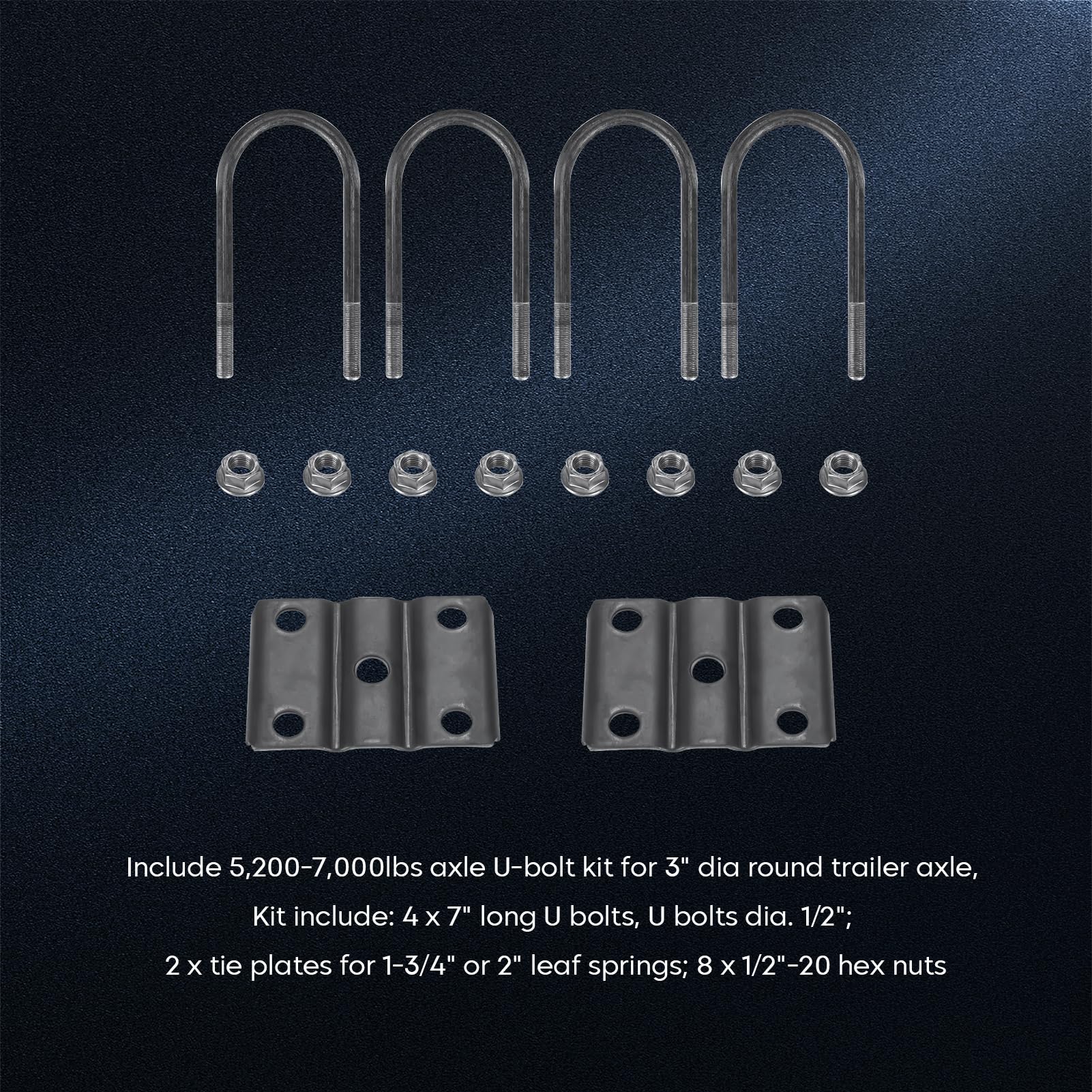 Trailer Equalizer Kit 6000lbs Mobile Home Trailer Axle Suspension Kit ...