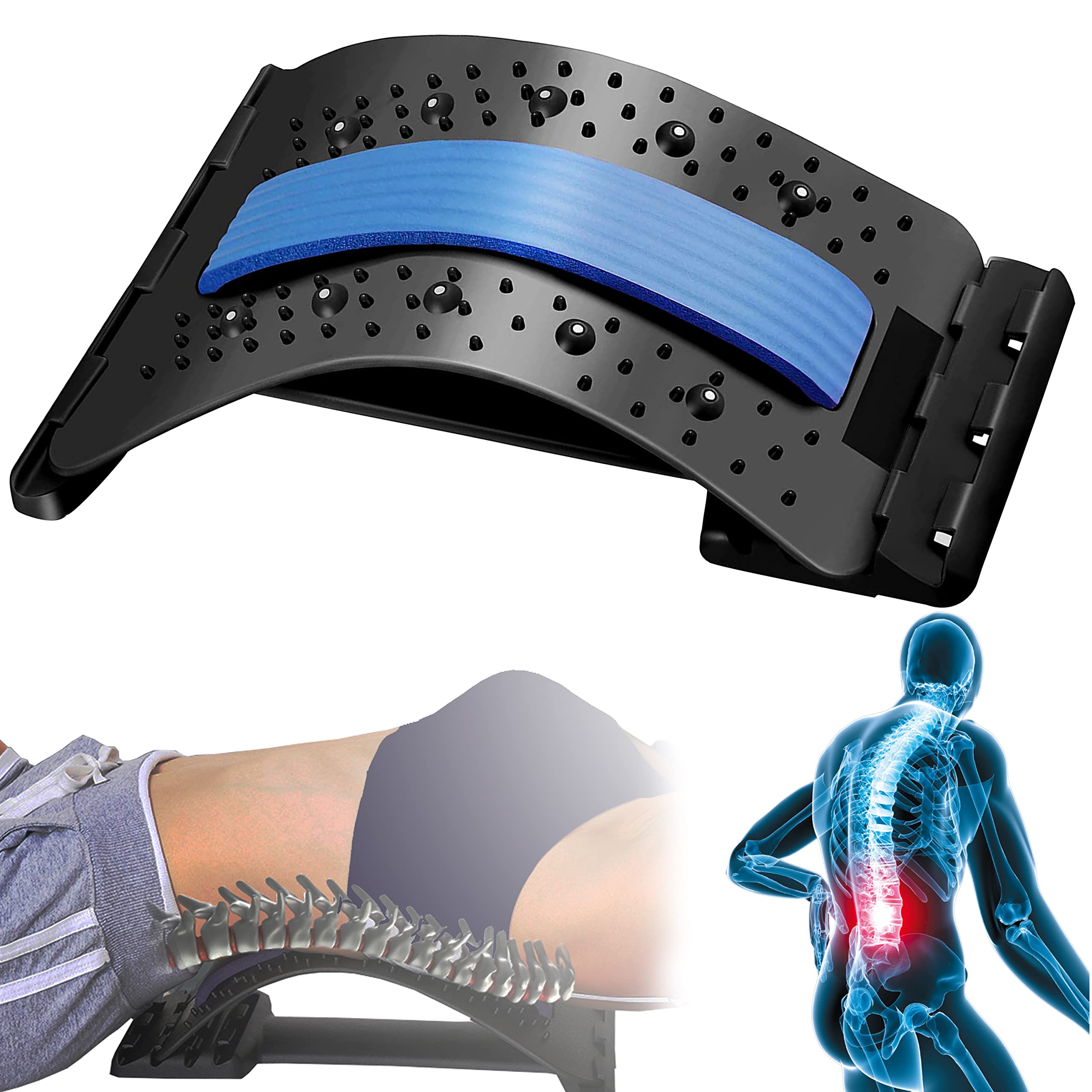 Buy Back Stretcher,Spine Stretcher with Magnetic Acupressure Points,4 ...