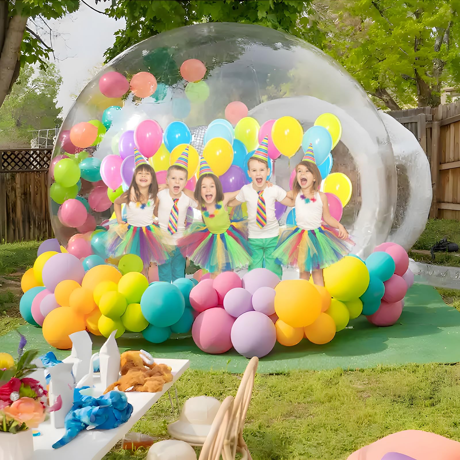 Bubble House Dome Inflatable?9.84ft Balloon Dome, 6.56ft Tunnel ...