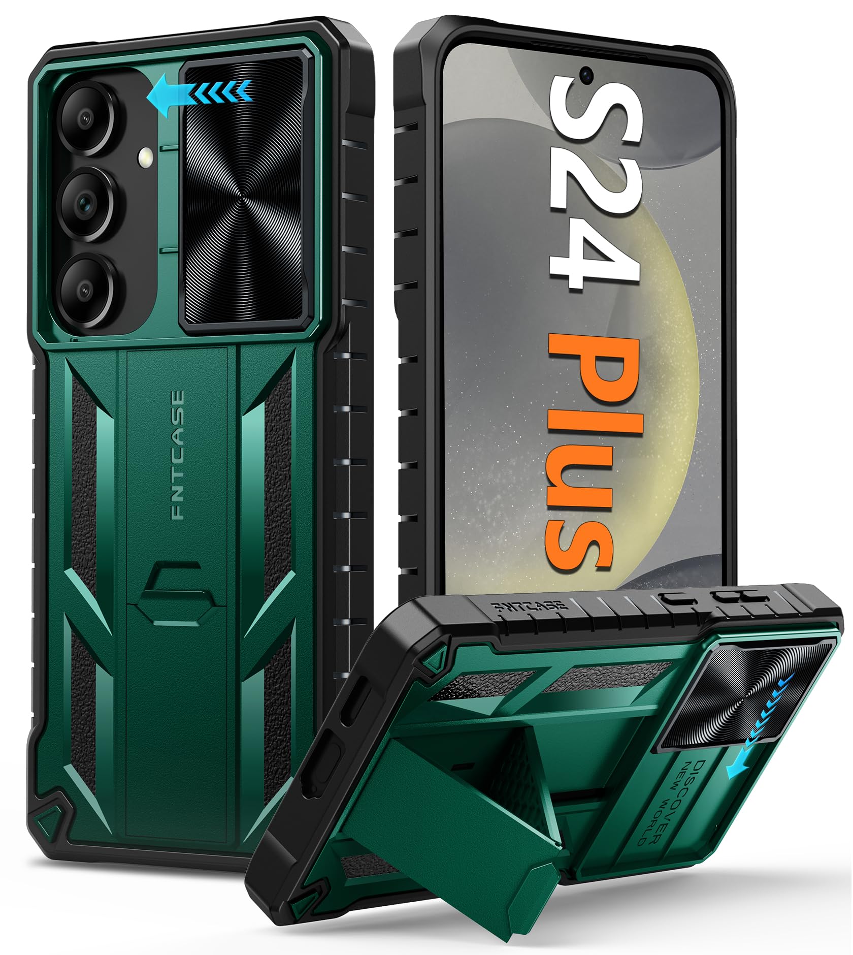 Amazon.com: FNTCASE for Samsung Galaxy S24-Plus Case: Rugged Protective S24+ Phone Cases with ...