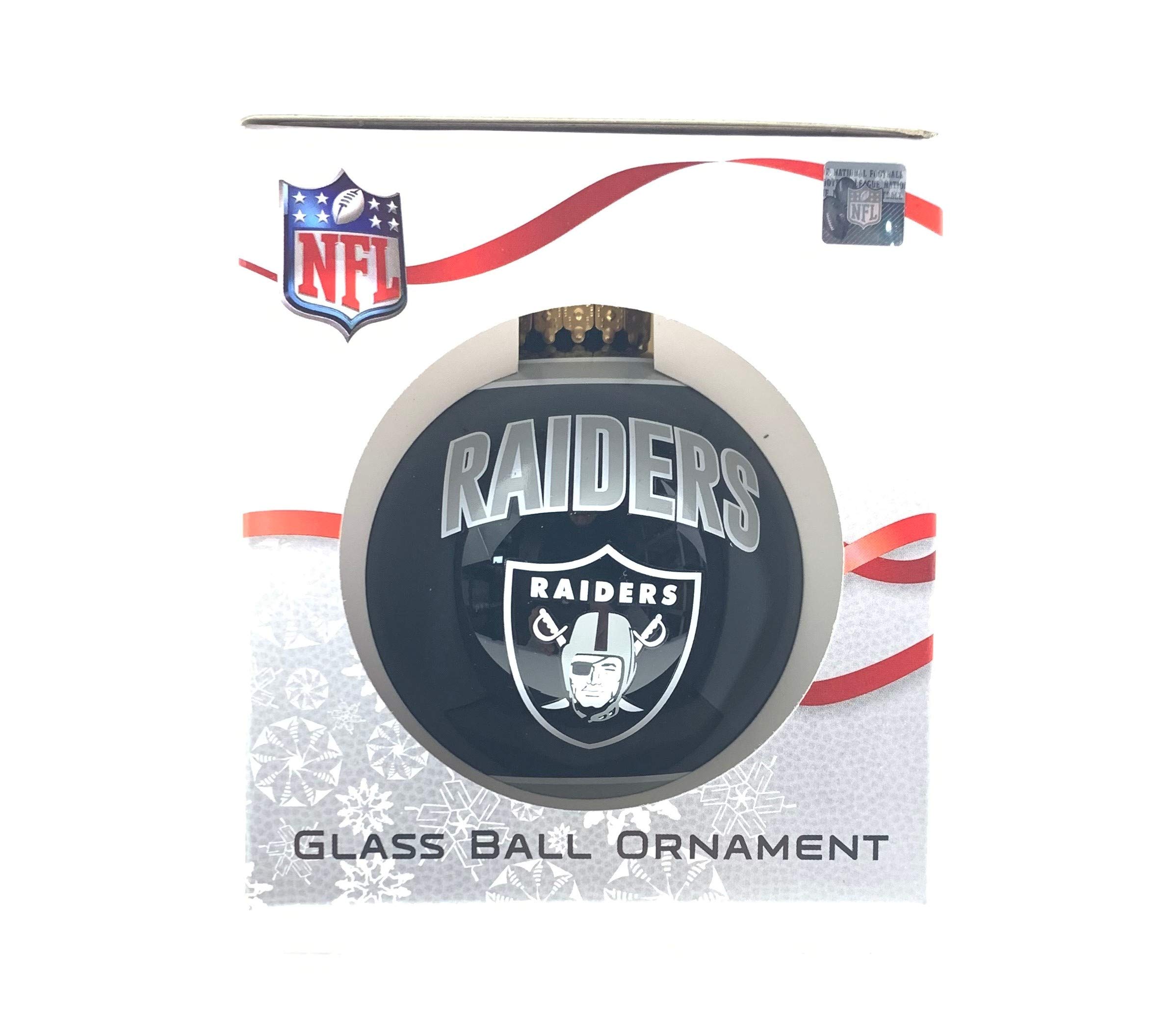 Snapklik.com : FOCO Las Vegas Raiders Glass Ball Ornament - Limited ...