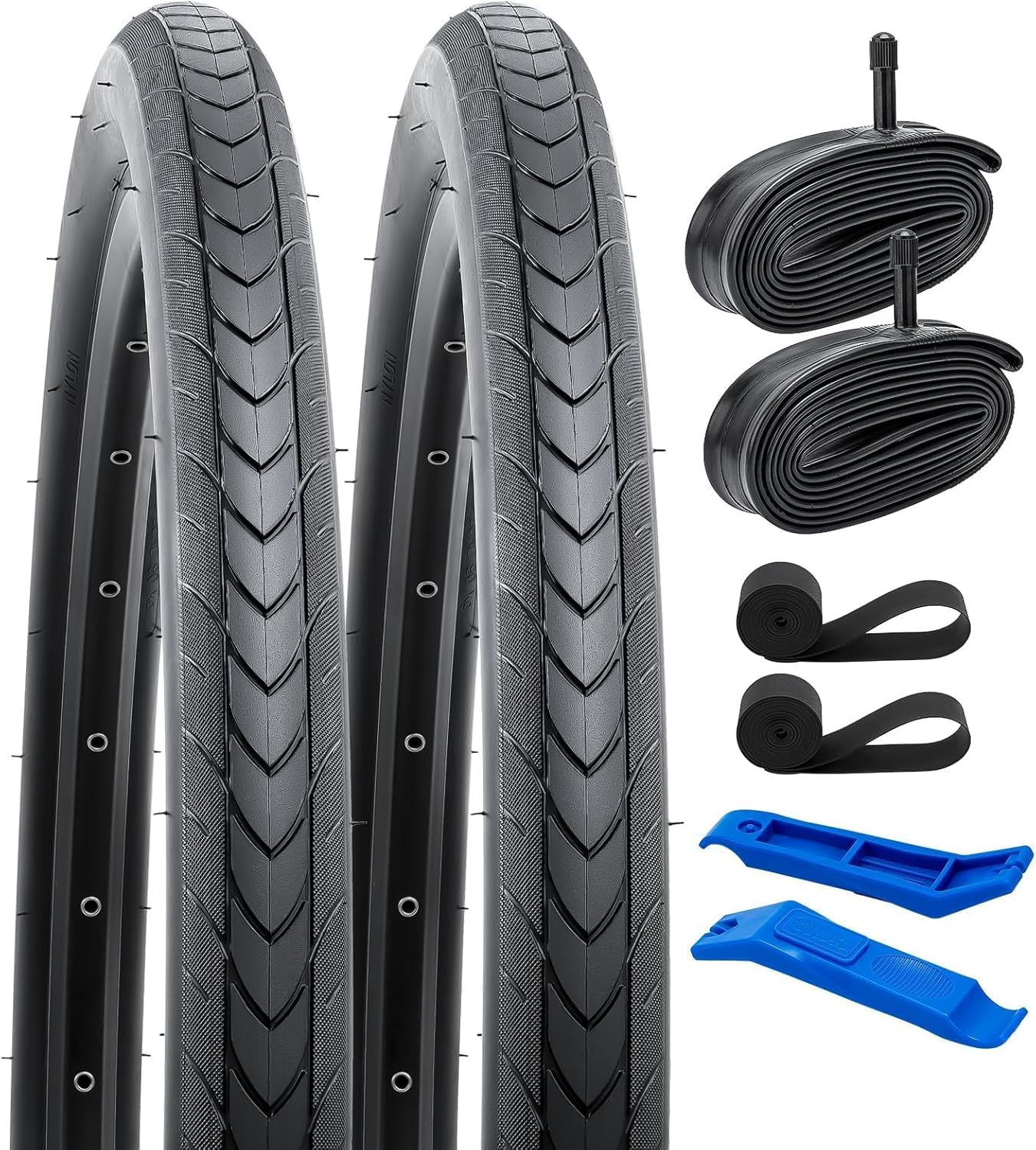 Amazon.com : YUNSCM 2-PCS 27.5" Bike Tires 27.5 X 1.75/44-584 and 27.5 ...