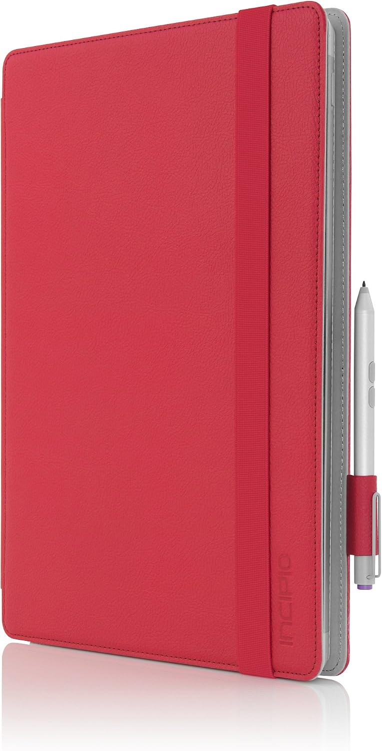 Incipio MRSF-070-RED Roosevelt Folio for Microsoft Surface Pro 3 - Red ...