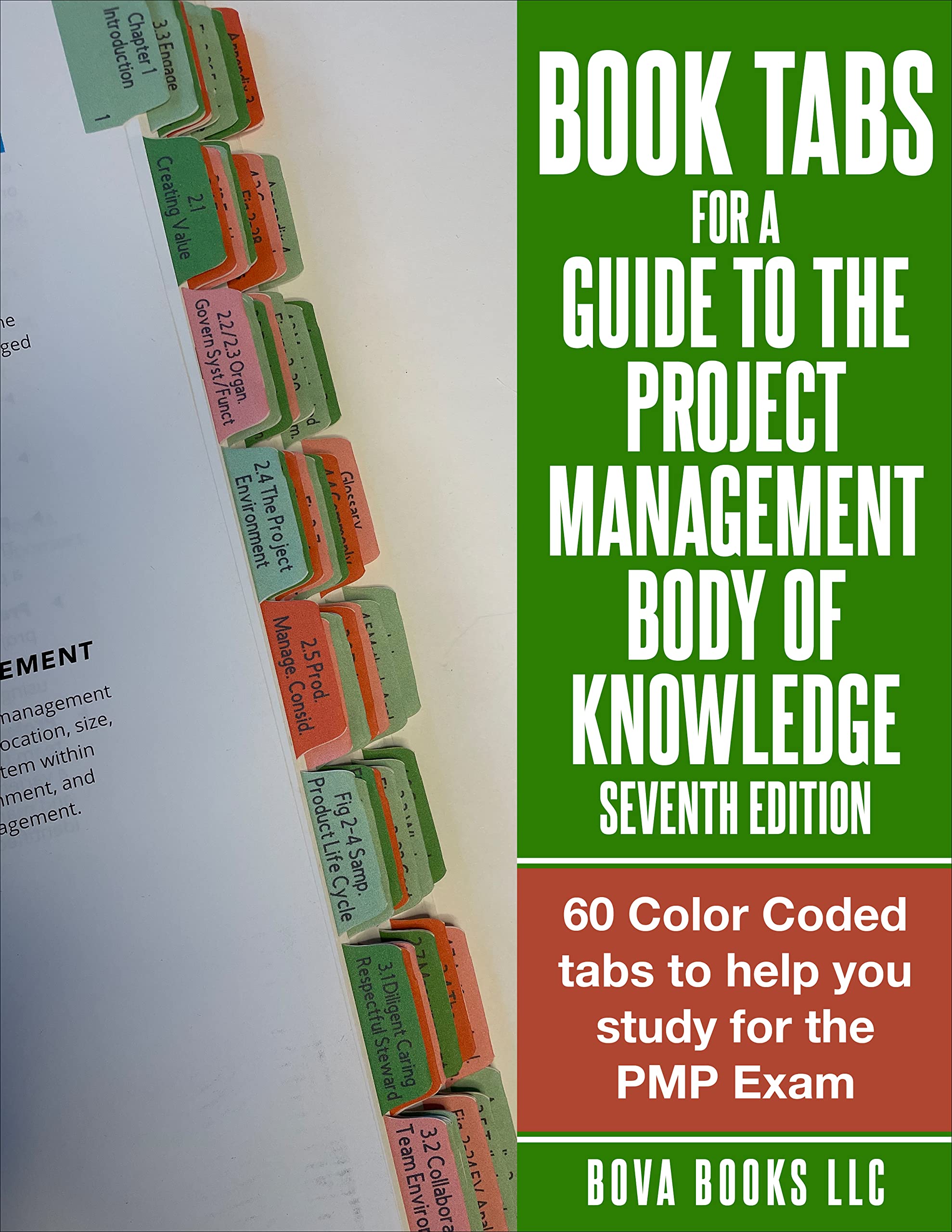 Buy Bova Books LLCBook Tabs for PMBOK 7th Edition 2023 and Process ...