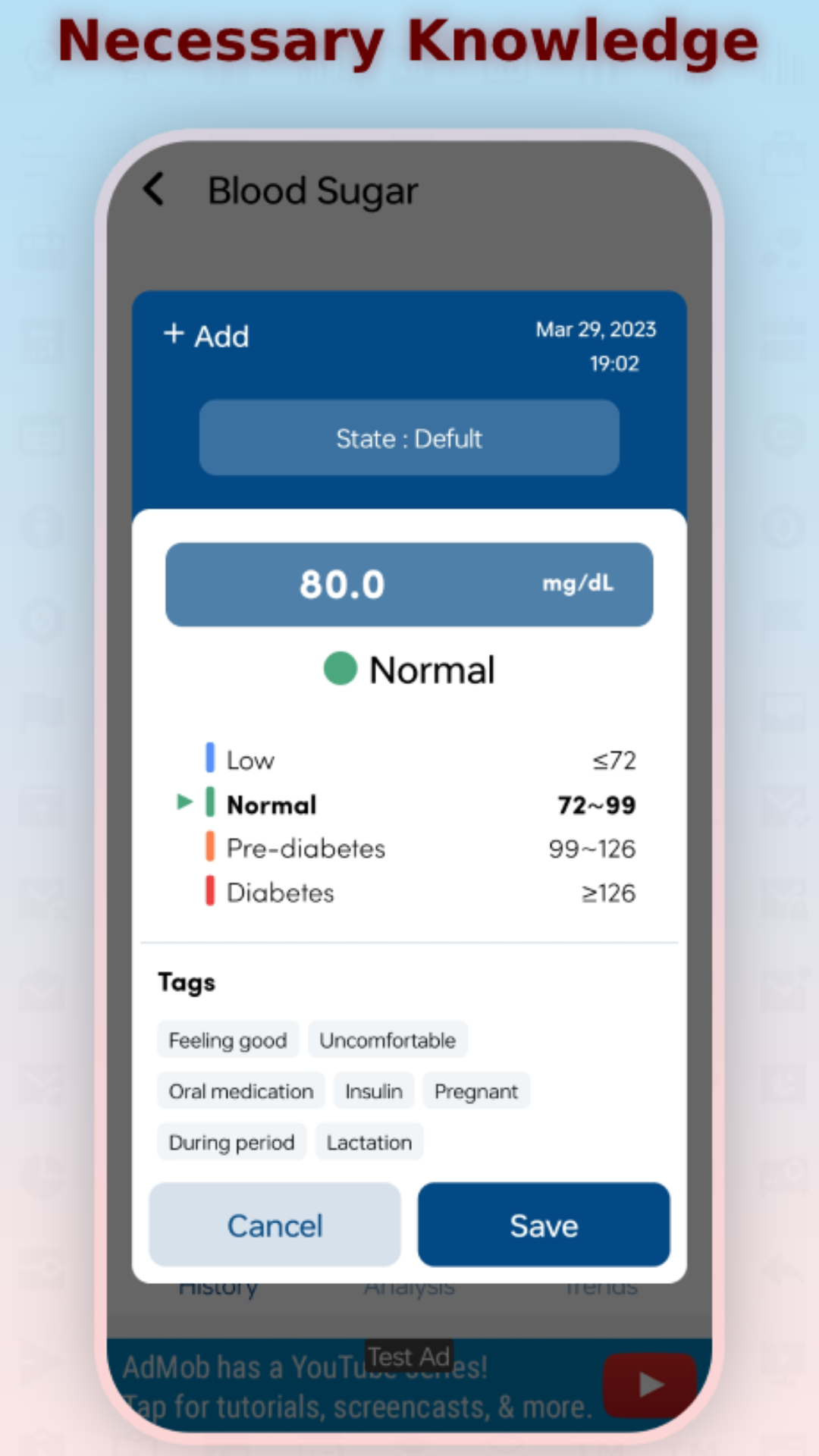 Health: Blood Sugar tracker PB - App on Amazon Appstore