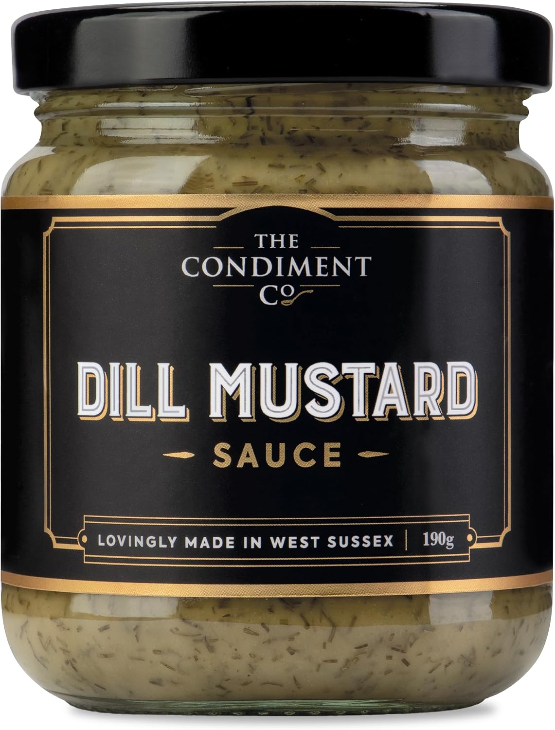 The Condiment Company Dill Mustard 190g, Mustard Sauce for Fish ...