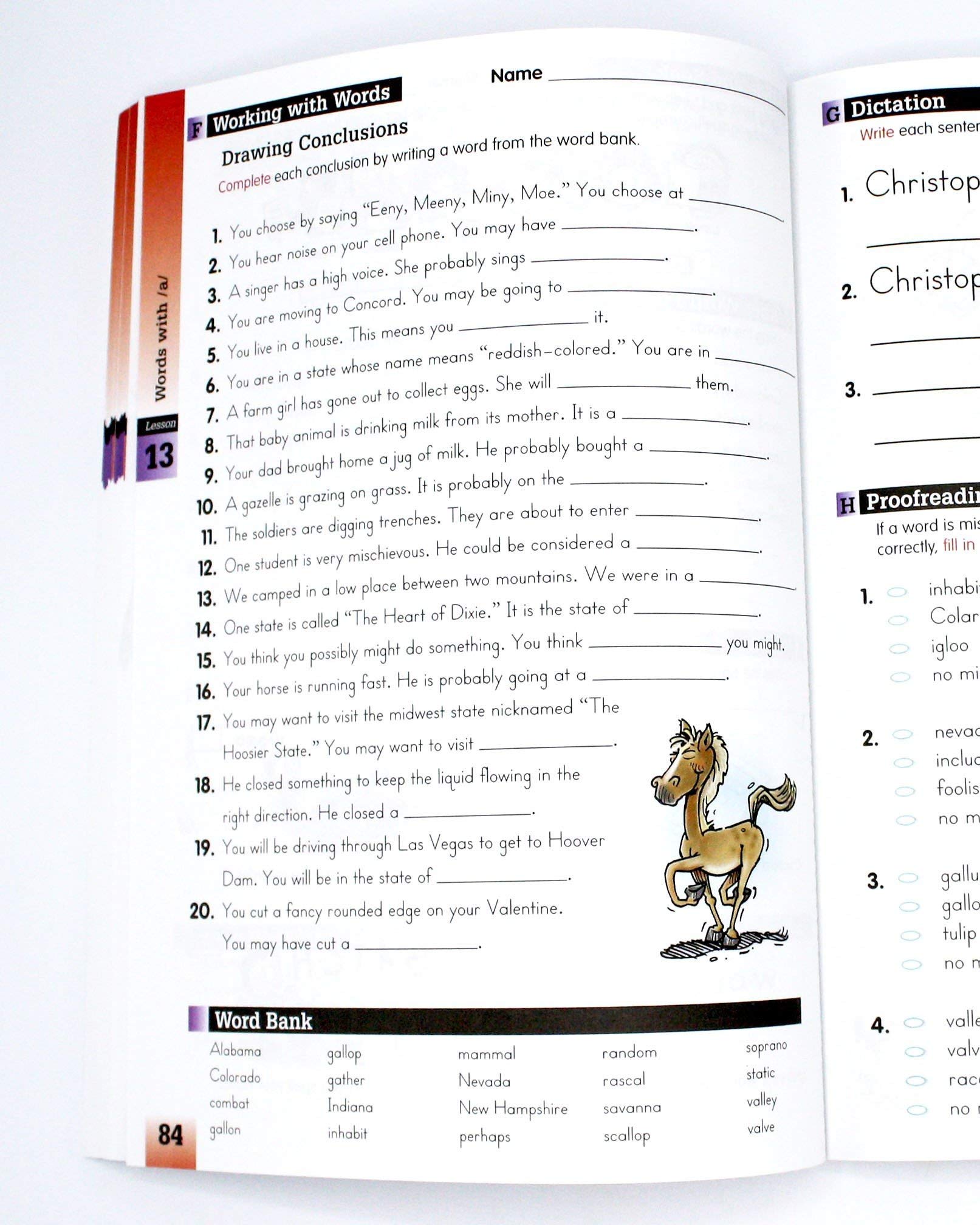 Snapklik.com : 5th Grade Spelling Student Workbook Level E By A Reason ...