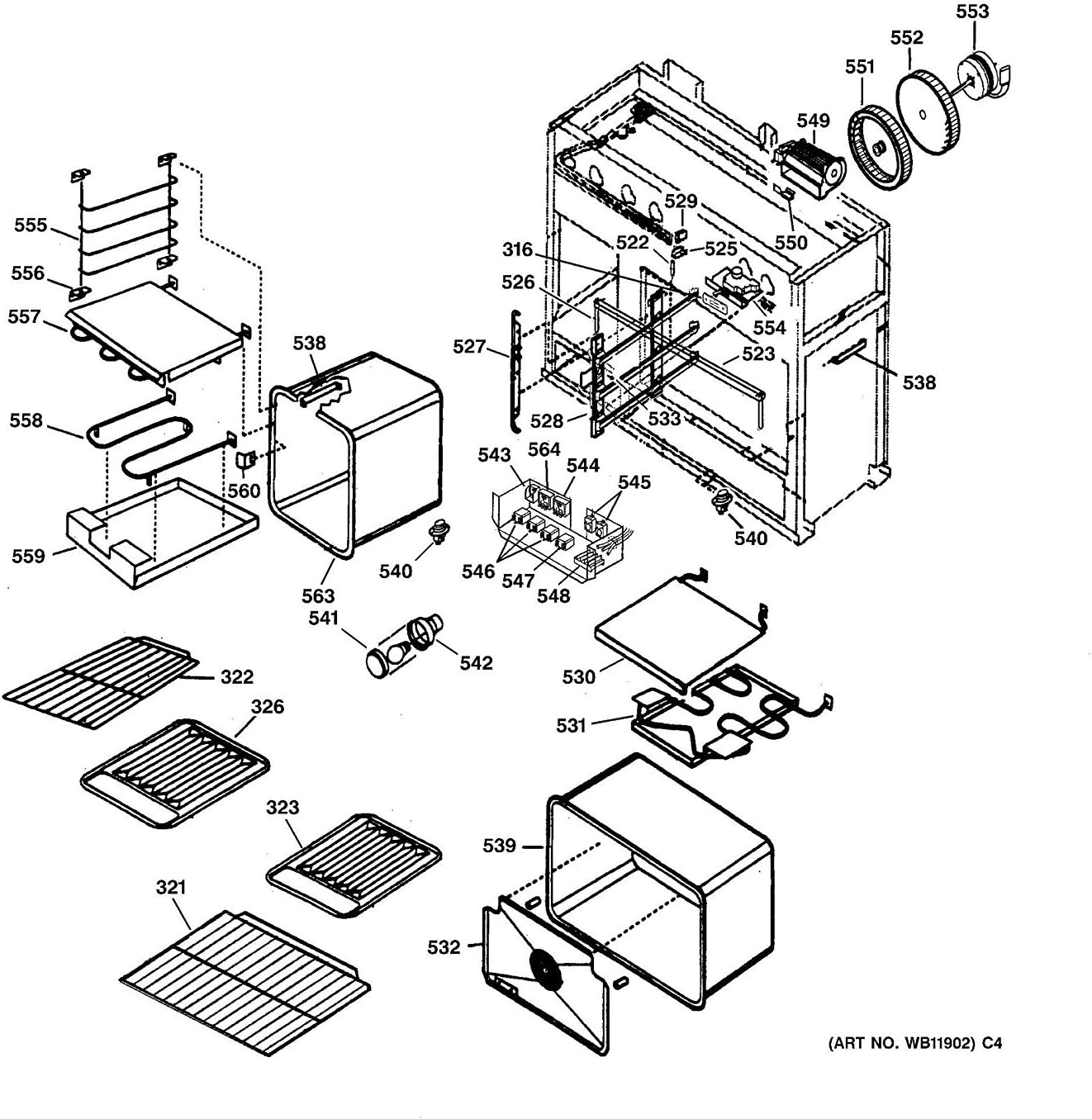 Amazon.com: GE WB21X5359 High Temp Cut-Out : Appliances
