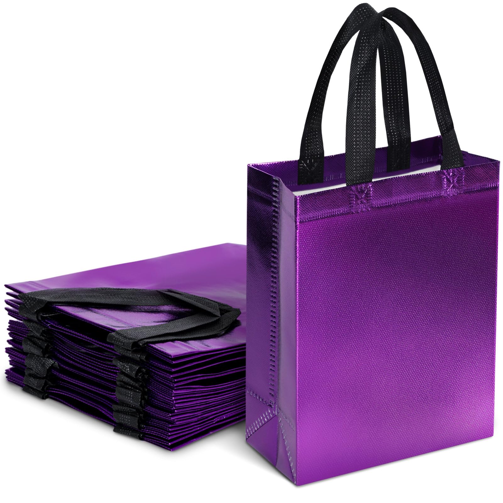 Amazon.com: LovesTown 16PCS Reusable Gift Bags, Purple Goodie Bags ...