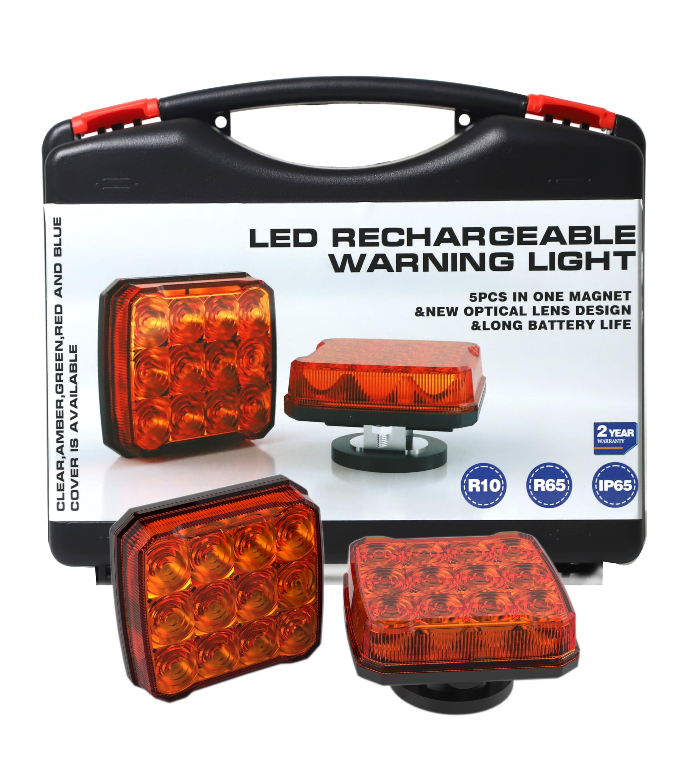 Blinking Magnetic Lights 12/24VDC LED Strobe Light With