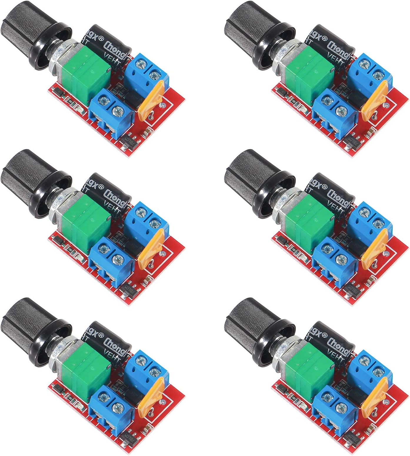 5 Pcs 1.8v 3v 5v 6v 7.2v 12v 2A 30W low voltage DC motor speed ...