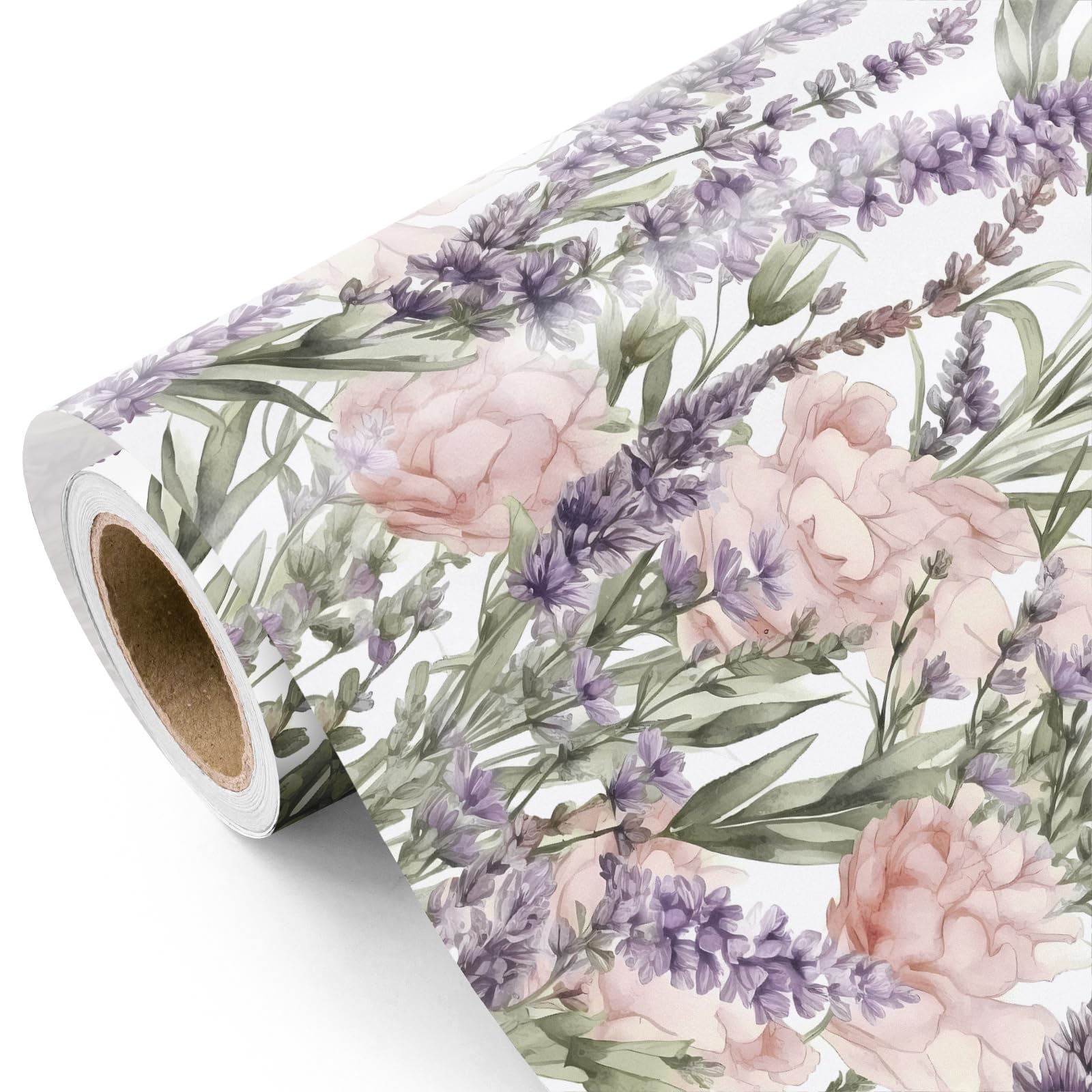 Amazon.com: WRAPAHOLIC Floral Wrapping Paper Roll - Mini Roll - 17 Inch ...