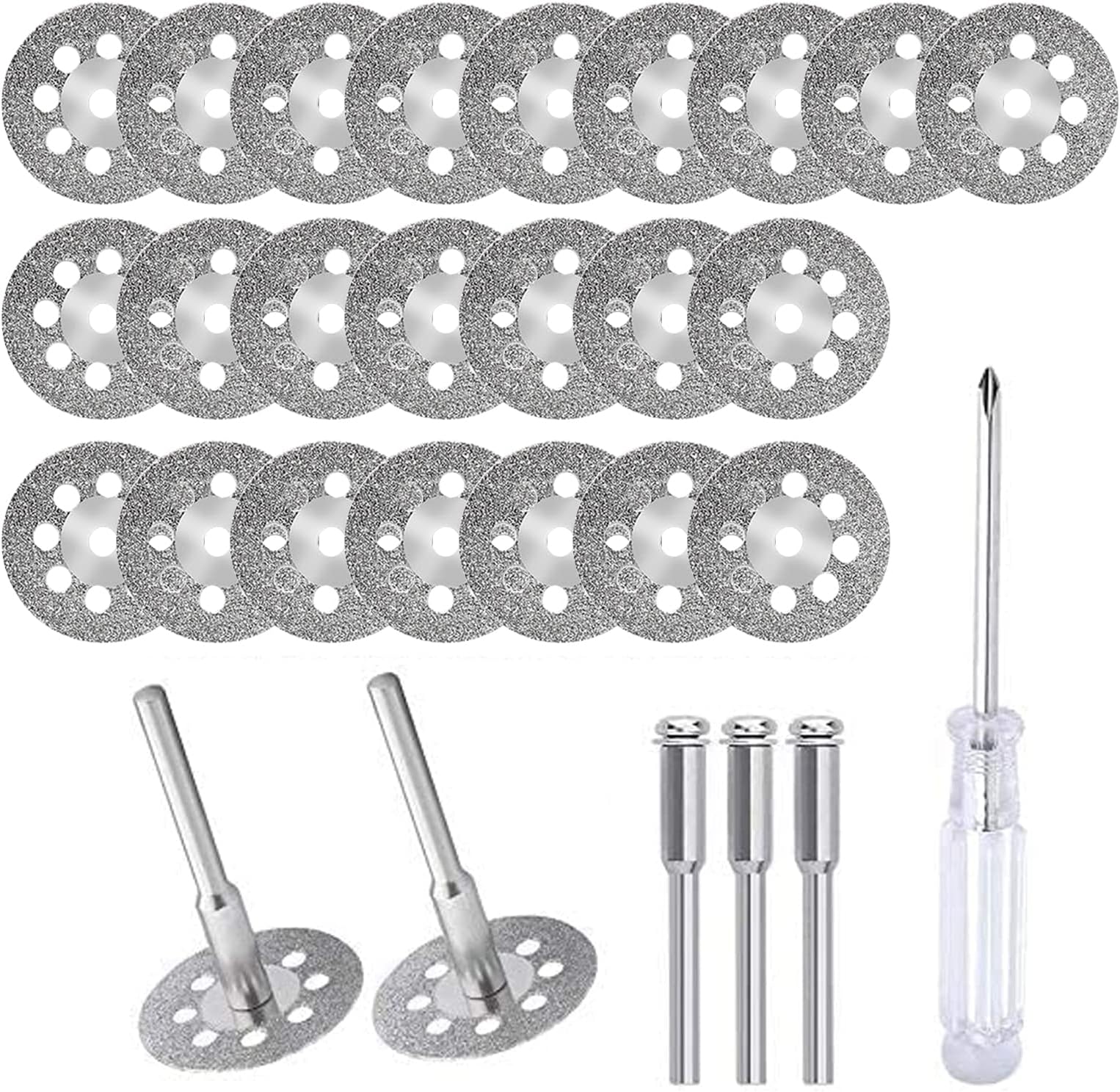 12 Pieces 22 mm Mini Diamond Cutting Discs Gemstones Glass Cutting ...