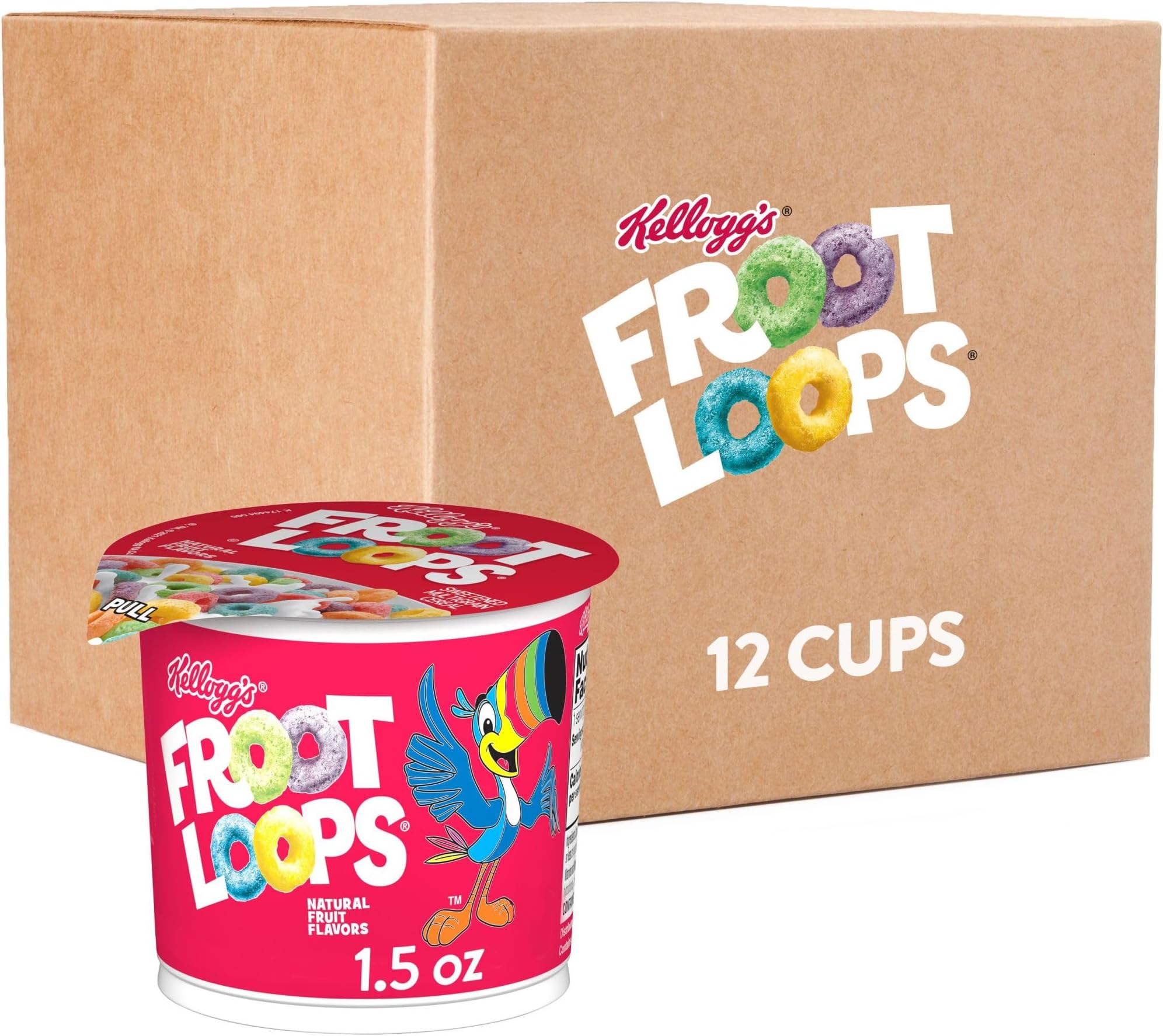 Amazon.com: Kellogg's Froot Loops Cereal 43.6 Total Ounce Two Bag Value ...