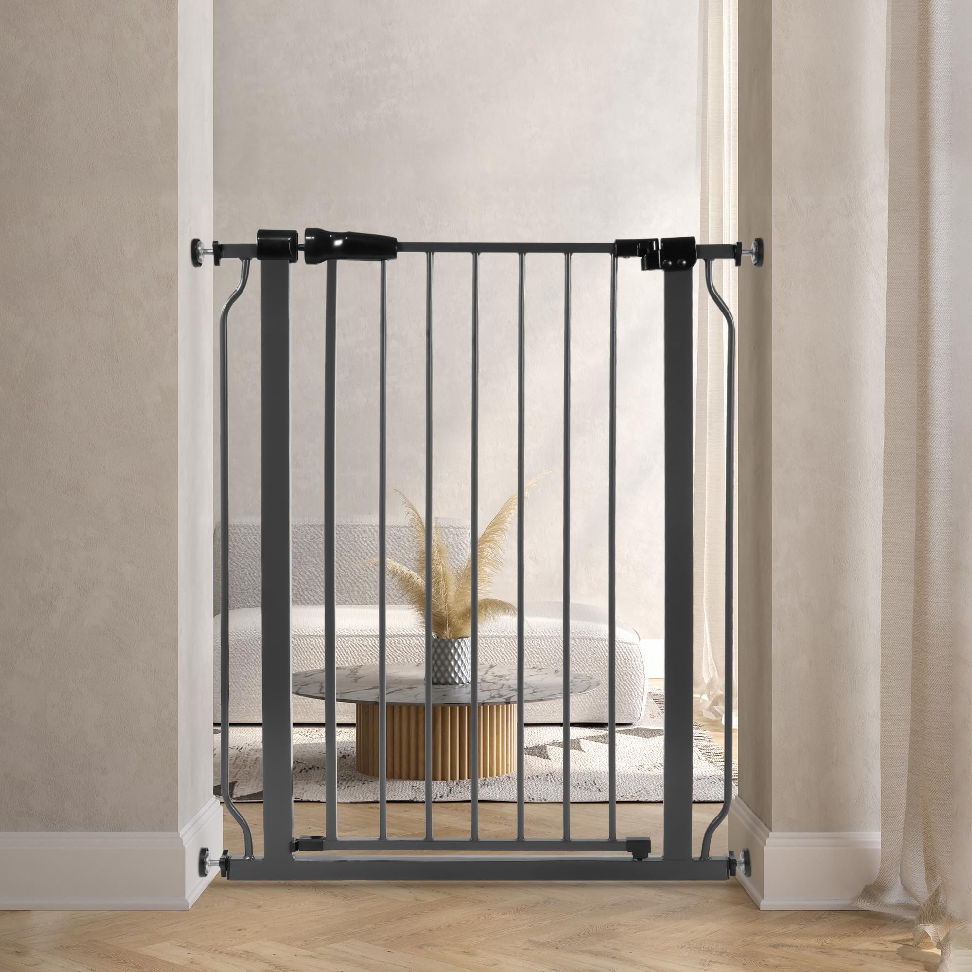 Snapklik.com : BalanceFrom Easy Walk-Thru Safety Gate For Doorways And ...