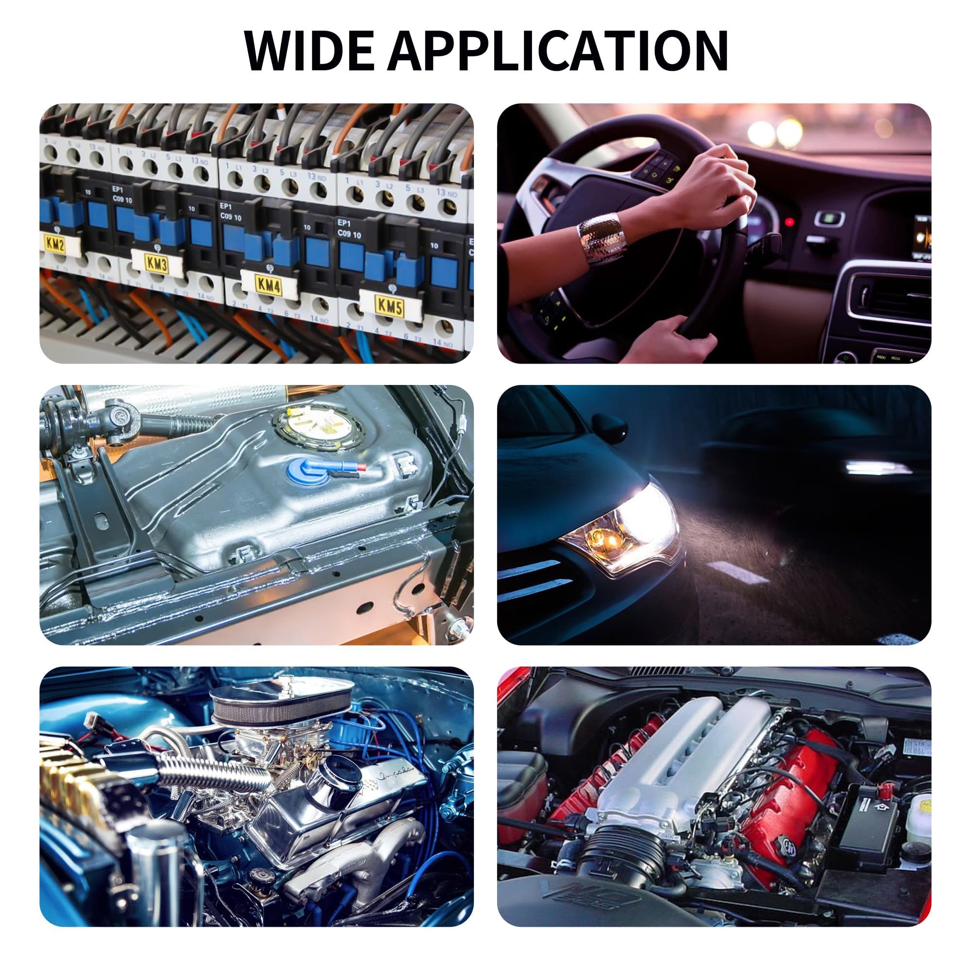 Snapklik.com : HiSport 6 Pack Car Relays 12V 40A, 4 Pin Relay Spst ...