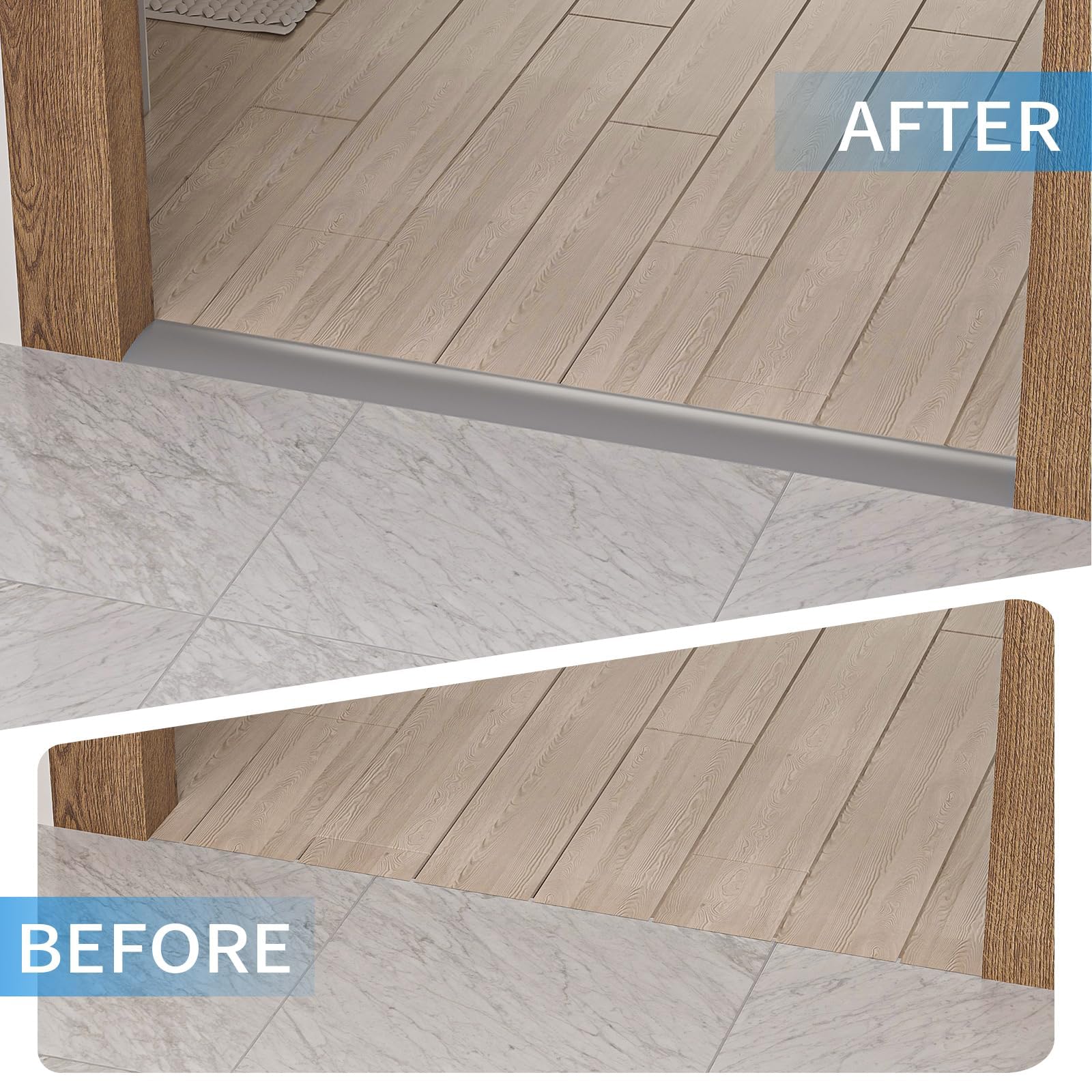 Snapklik.com : Greymond Floor Transition Strip - Self Adhesive Vinyl ...