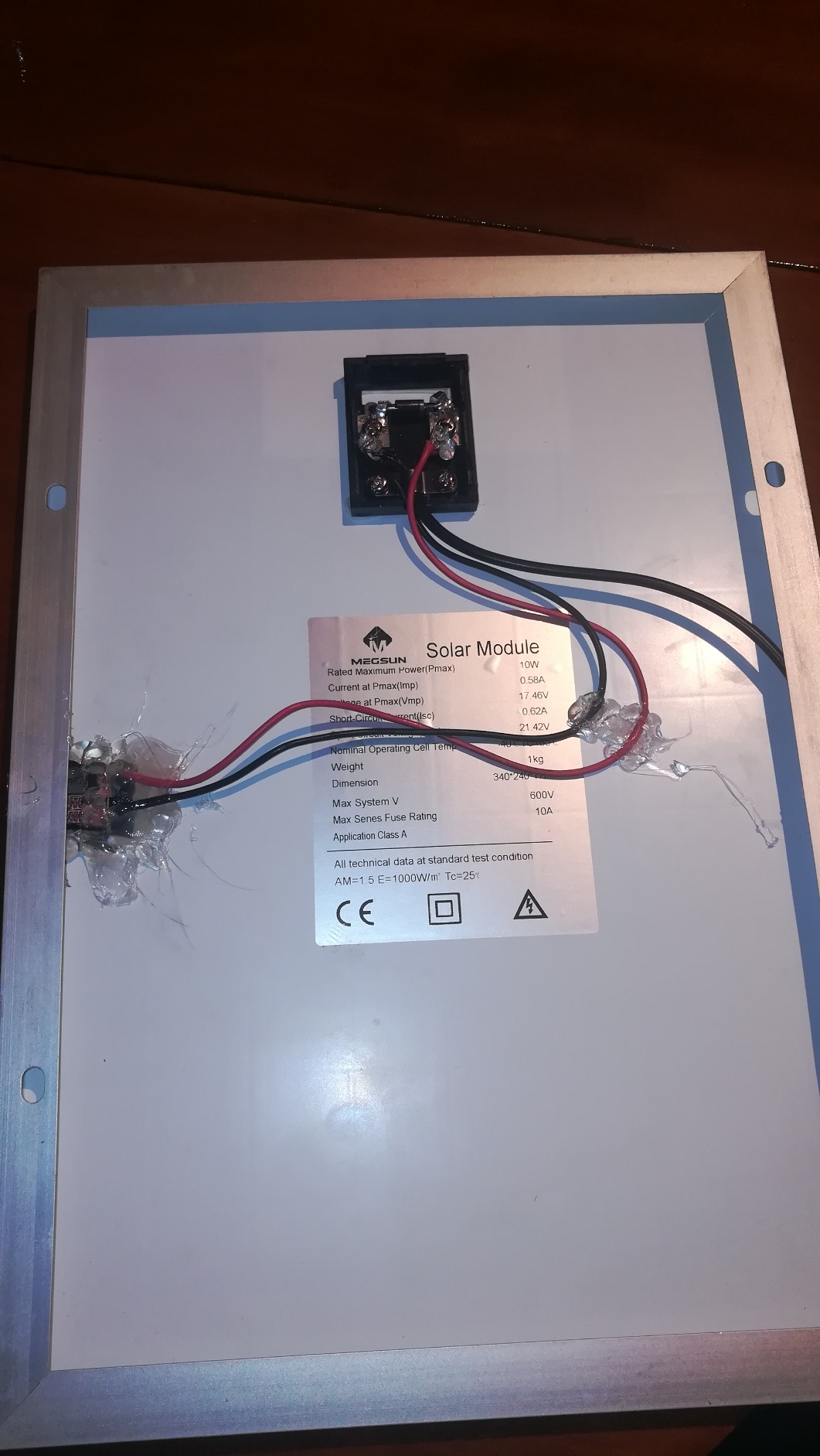 Amazon.com: MEGSUN 10W 12V Mono Solar Panel for Motorhome, Caravan ...