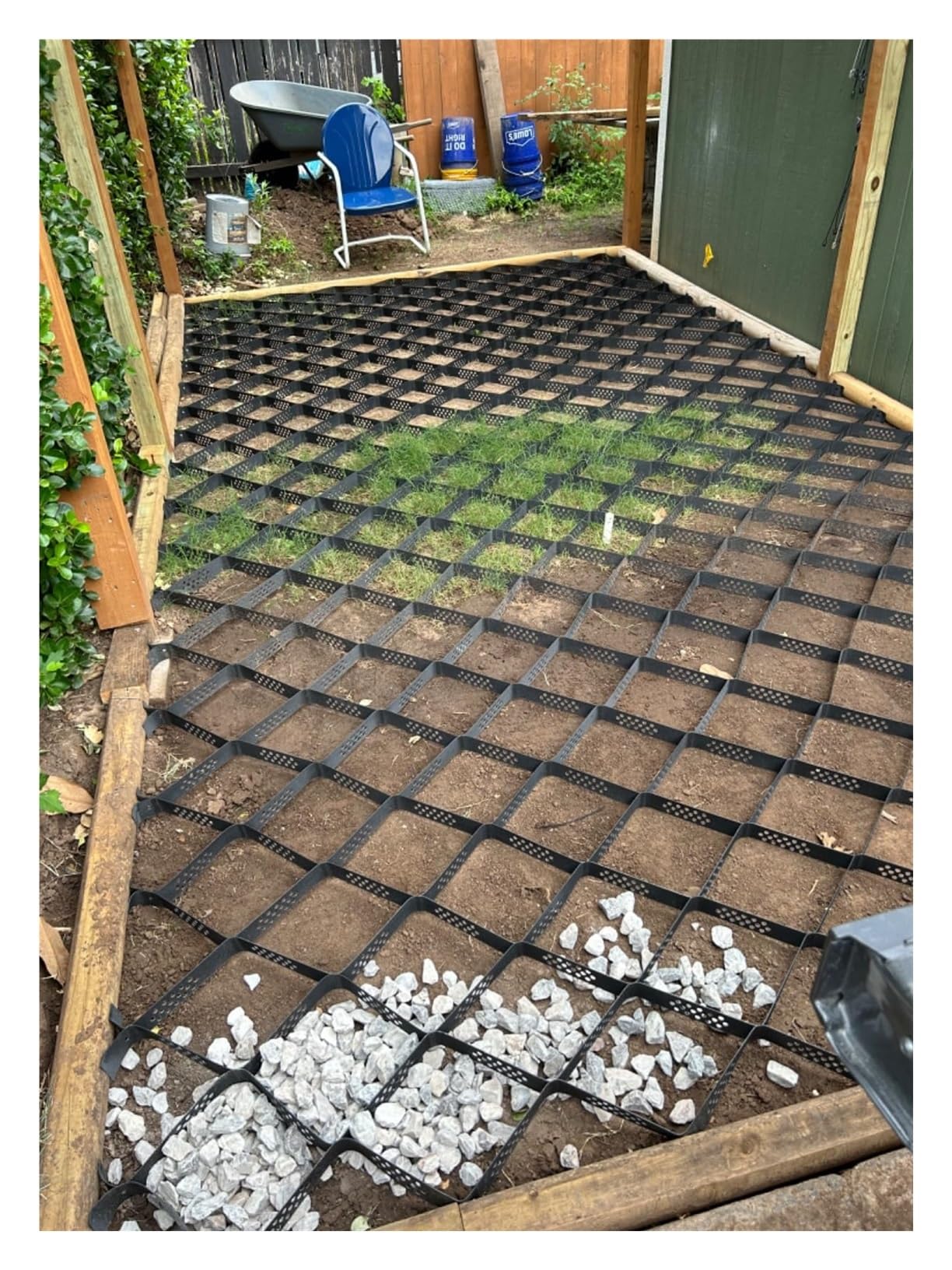 Paving Stone Grass Hill