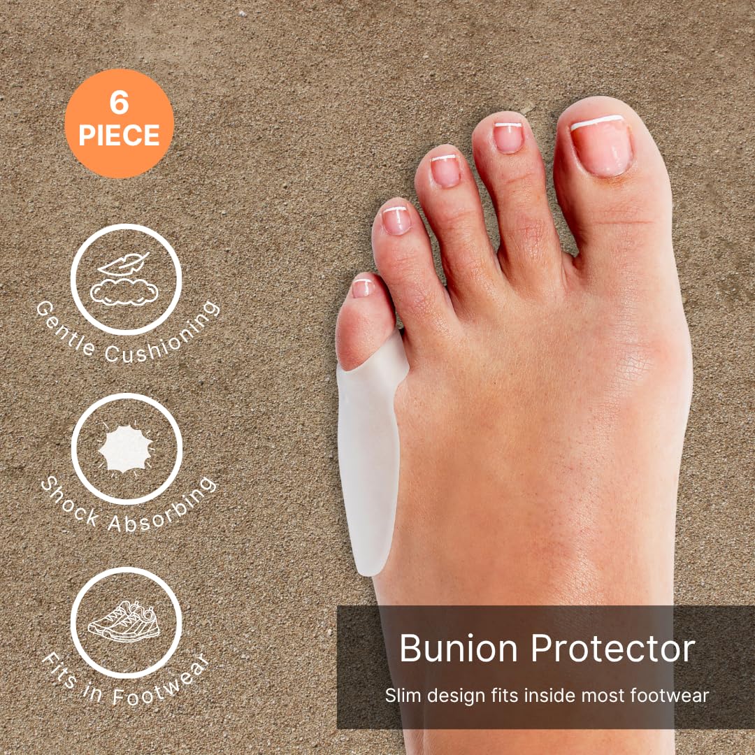 Snapklik.com : Gel Pinky Toe Bunion Guard - Tailors Bunion Corrector ...