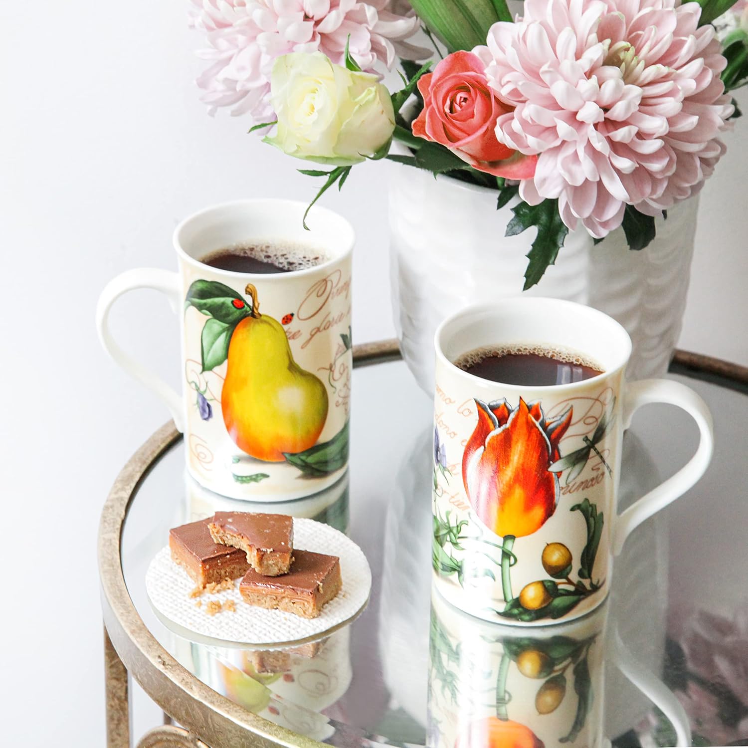 Tulip Mugs Set of 6 : Amazon.co.uk: Home & Kitchen
