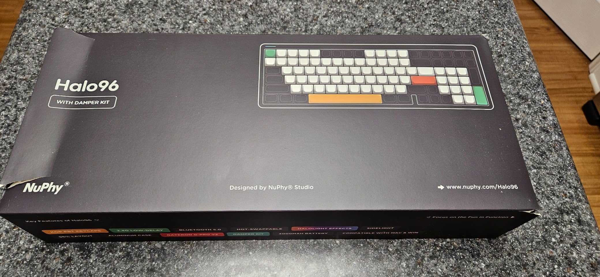 Amazon.com: nuphy Halo96 Mechanical Gaming keyboard, 96% RGB Hot-swap ...