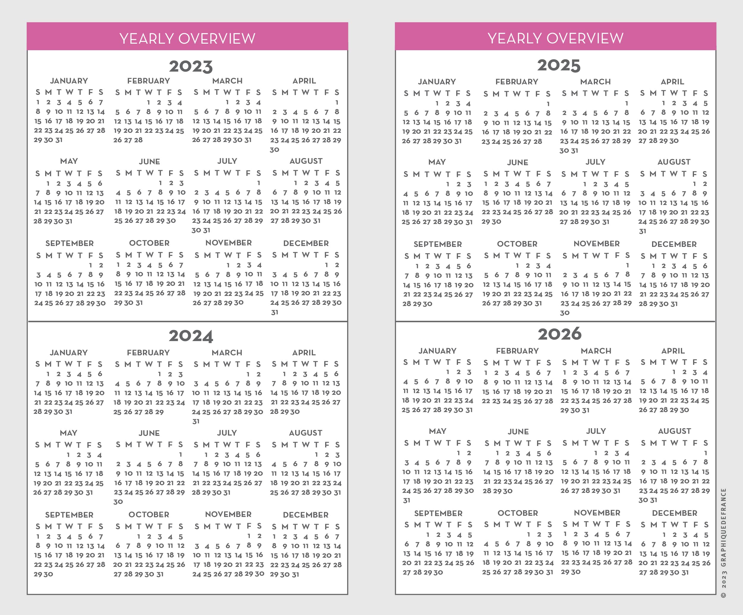 Snapklik.com : Graphique 2 Year Pocket Planner 29 Month Organizer