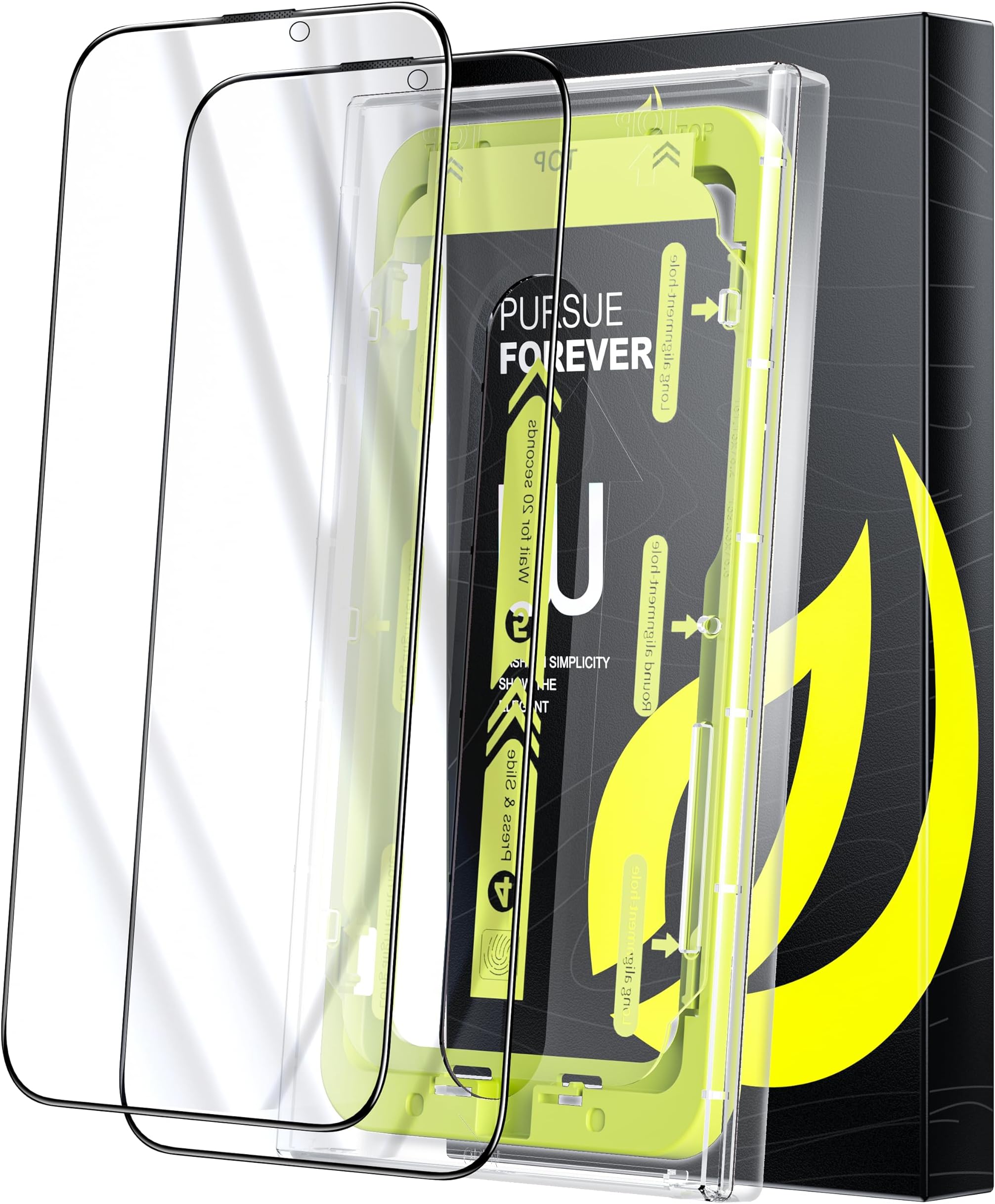 Amazon.com: WSKEN for iPhone 15 Pro Max Screen Protector,[Auto-Dust ...