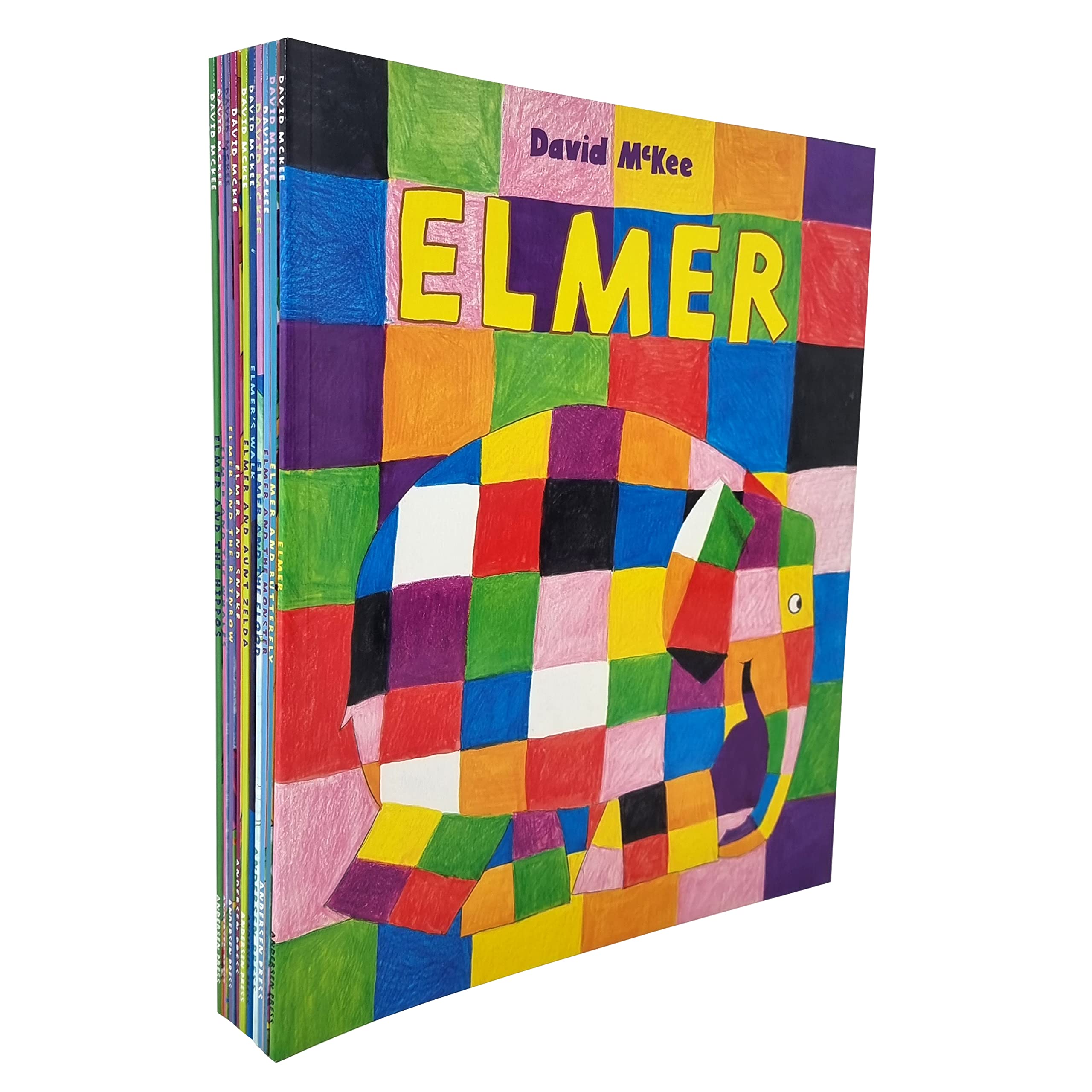 Elmer Children Picture 10 Books Collection Set(Elmer, Elmer and ...