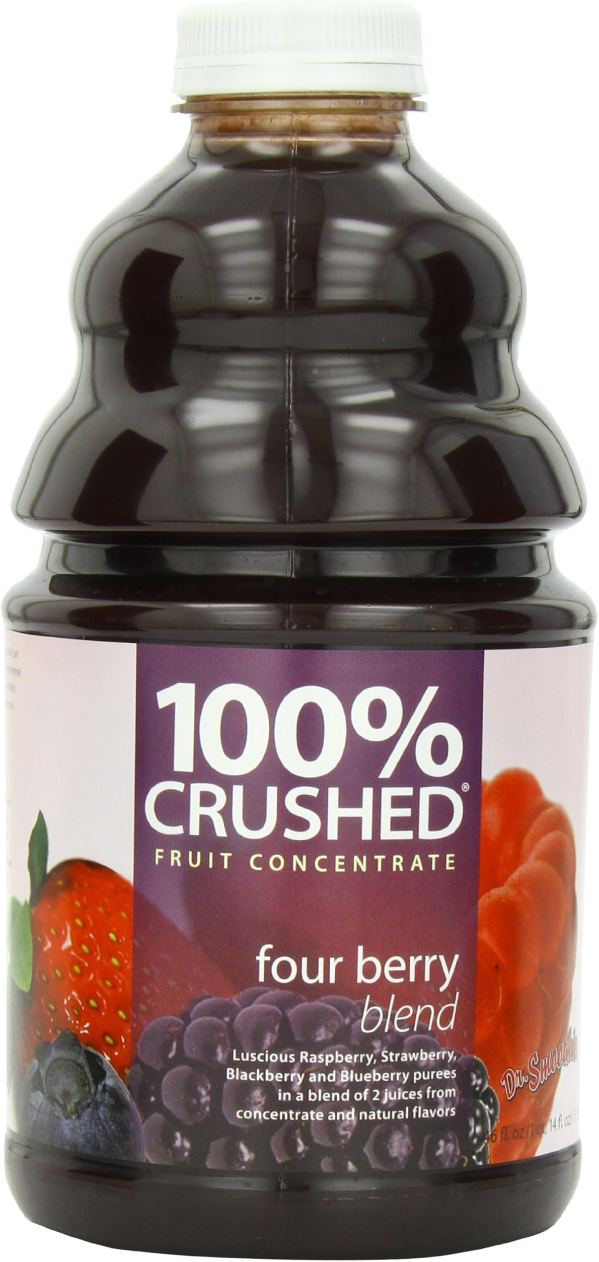 Amazon.com : Dr. Smoothie 100% Crushed Fruit Smoothie, Four Berry, 46 ...