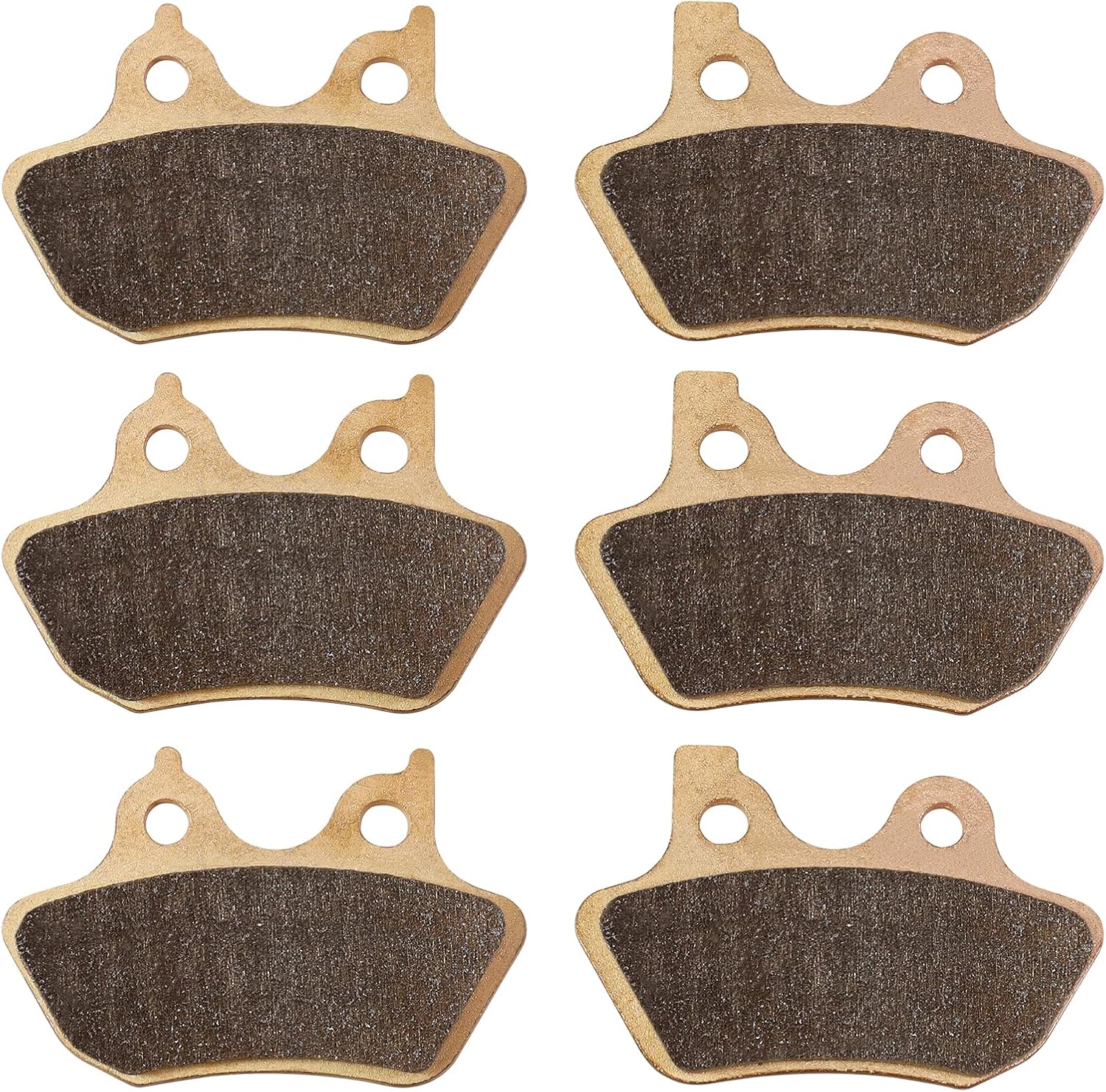 Amazon | Sollon 焼結ブレーキパッド フロントとリア ハーレーダビッドソン ツーリング ロード キング クラシック ロード ...