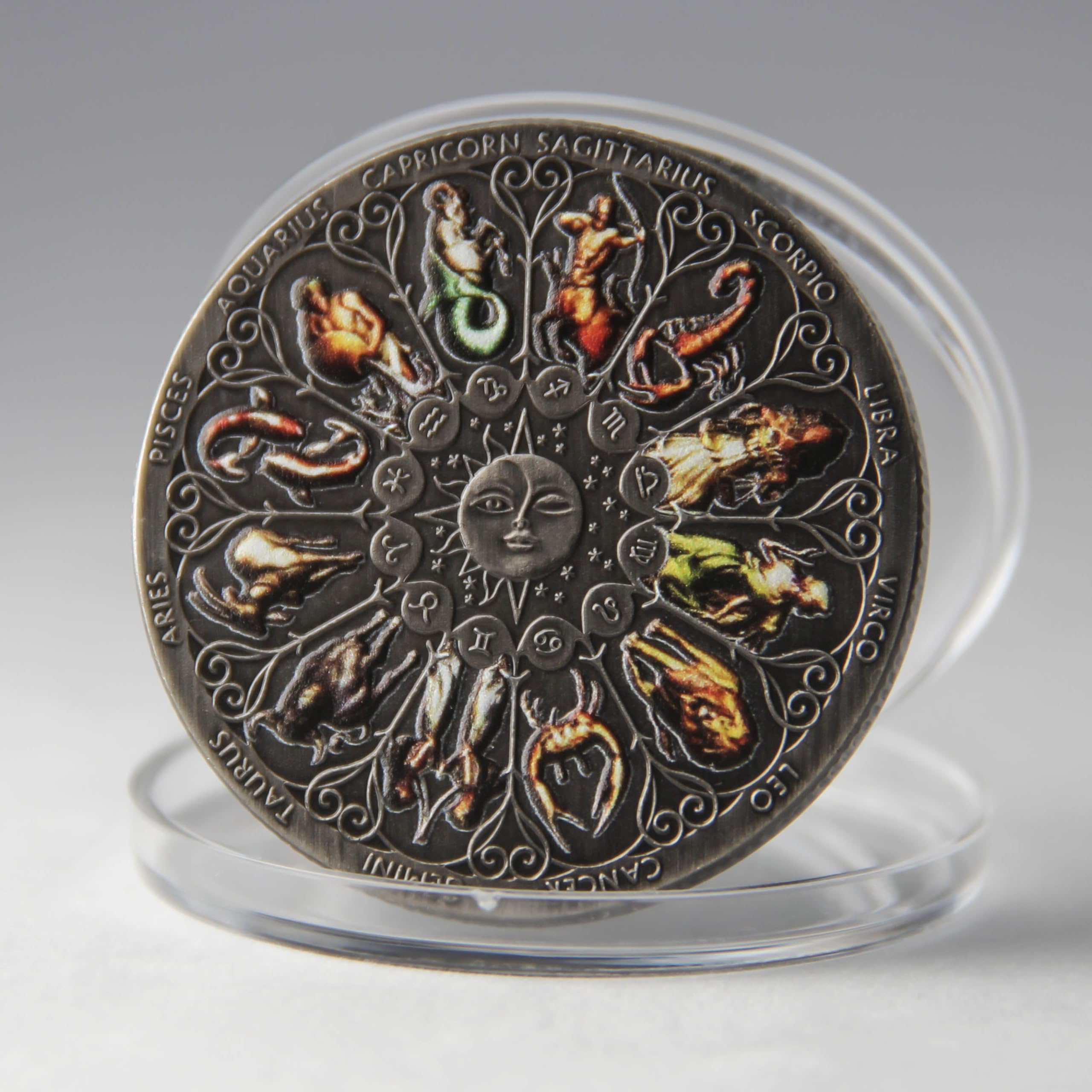 Snapklik.com : Zodiac Constellation Ancient Nickel Color Challenge Coin ...