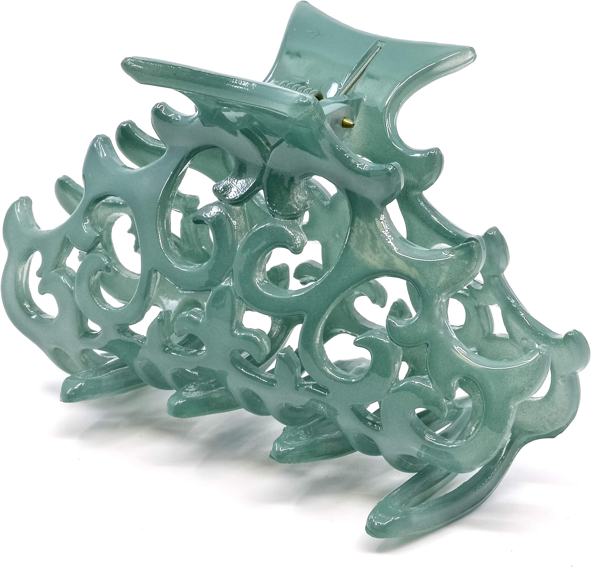 Amazon.com : Western Hair Claw Clips,3 Pcs Leather Square Claw Clips ...