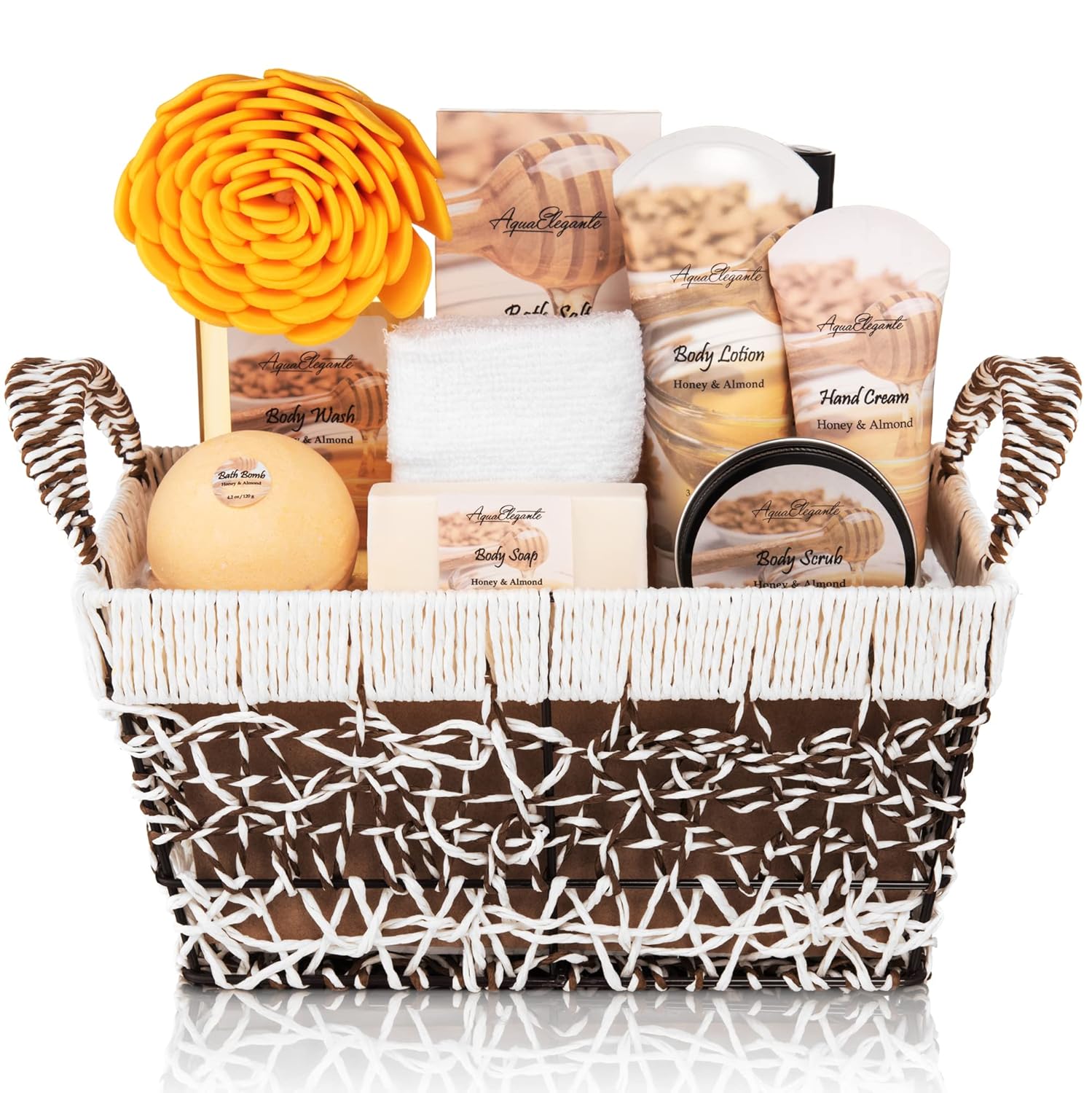 Amazon.com : Spa Baskets For Women - Luxury Bath Set With Honey ...