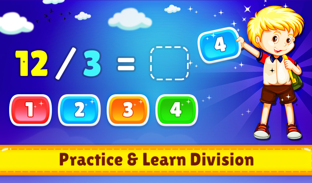 Kids Preschool Math: Learn Addition, Subtraction, Multiplication, And ...