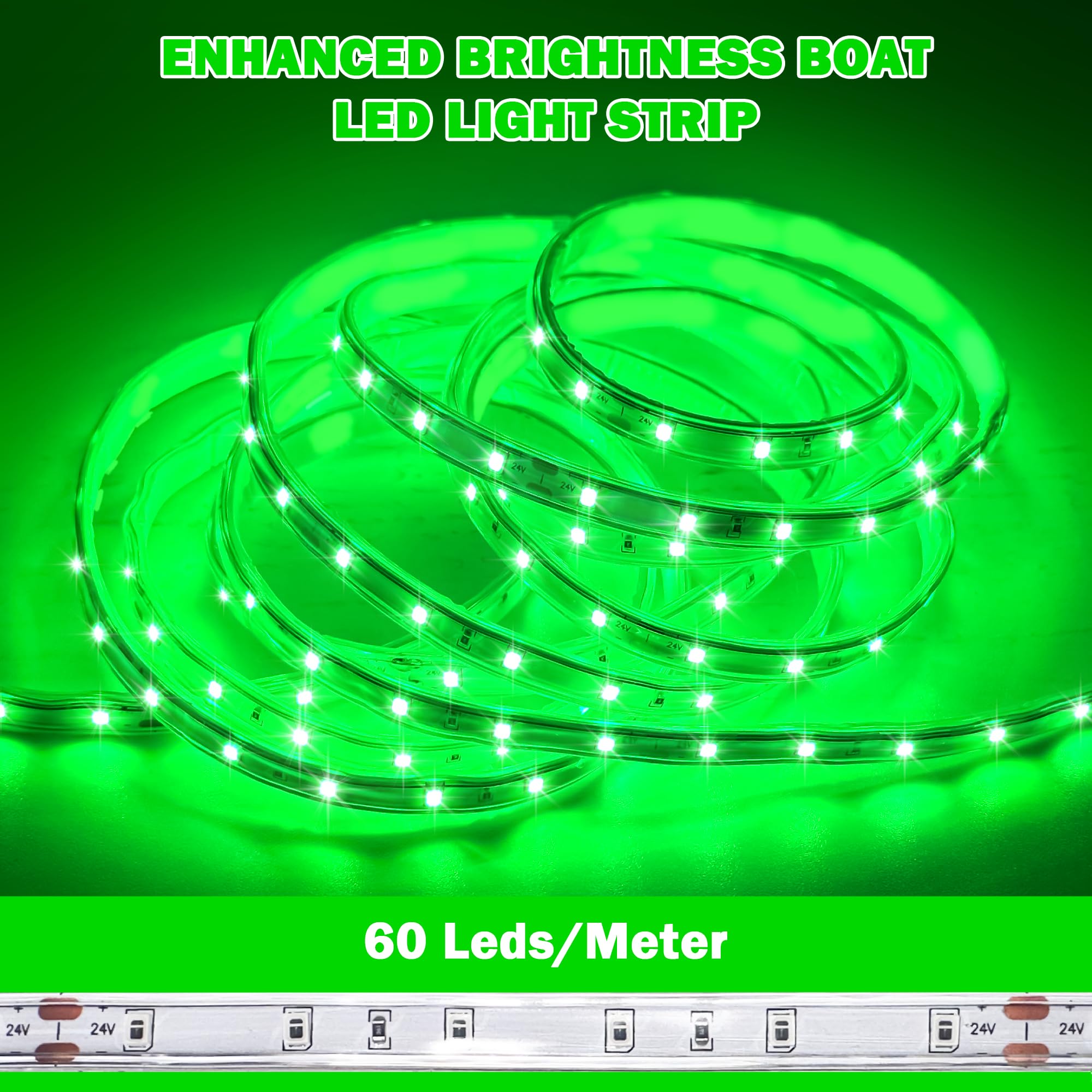 Snapklik.com : 50FT Waterproof Marine LED Strip Lights