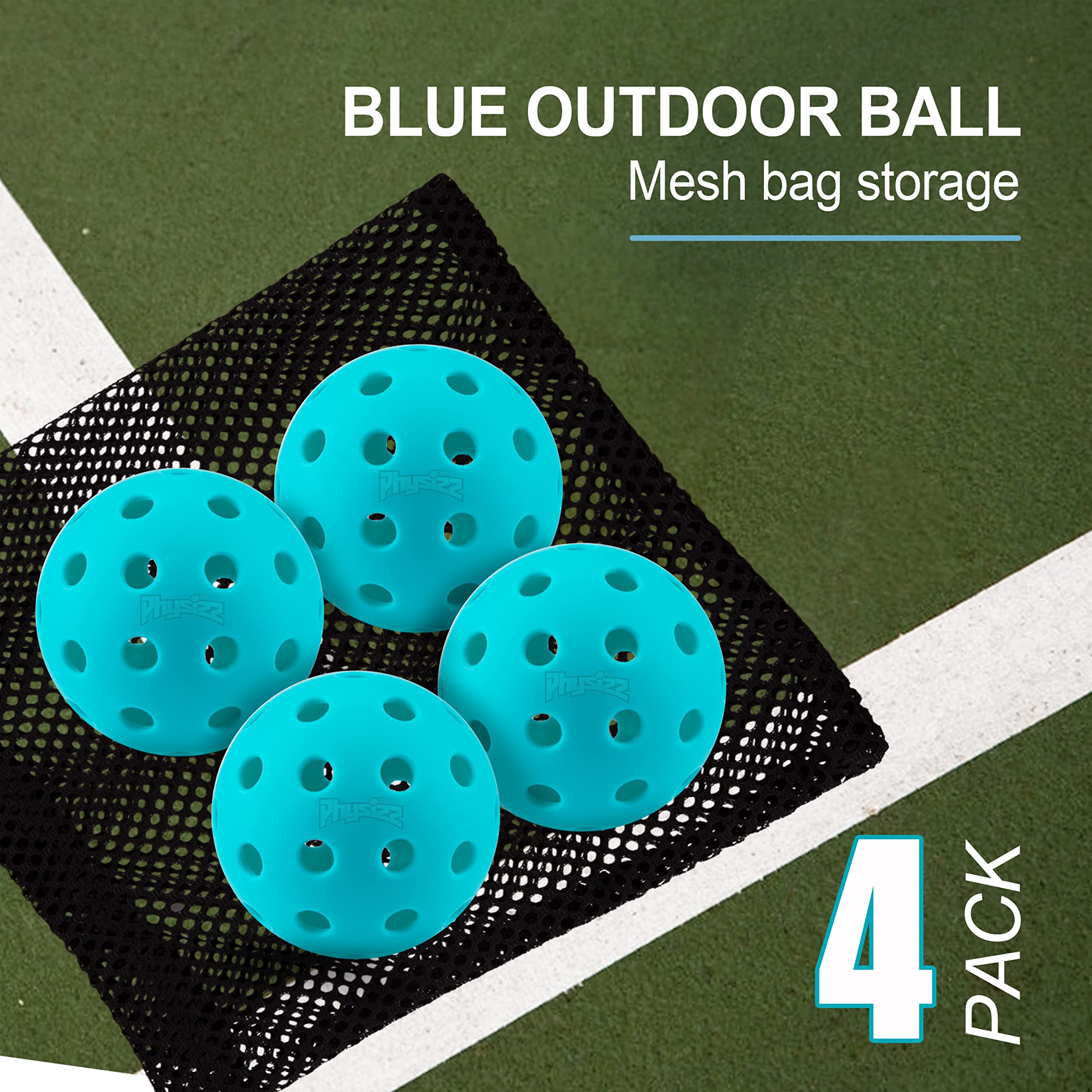 Snapklik.com : PHYSIZZ Pickleballs Pickleball Balls Outdoor Or Indoor ...