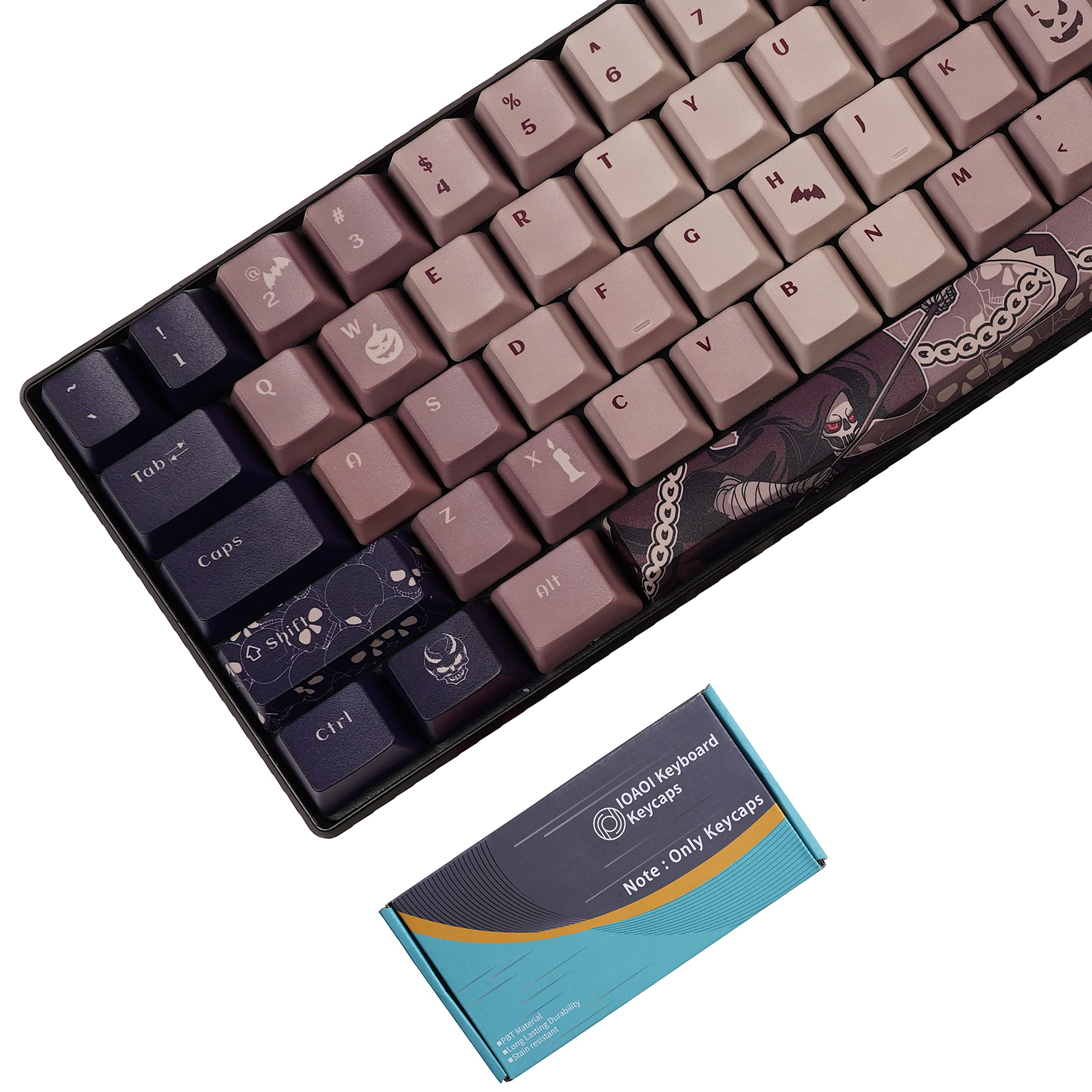 Buy IOAOI Reaper Keycaps, PBT Keycaps Custom Keycap Set with Key ...