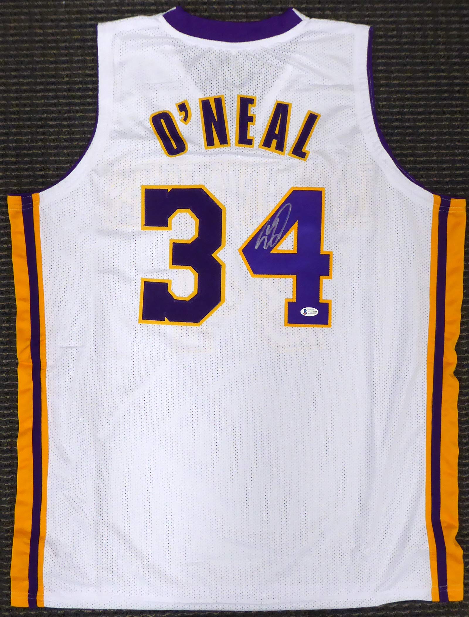 Shaquille O'neal Shaquille O'Neal Autographed White Basketball Jersey ...